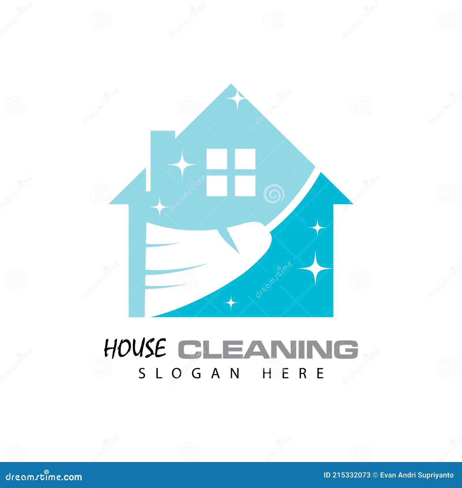 Limpieza Servicio Limpio Logo Icono Vector Plantilla Ilustración del ...