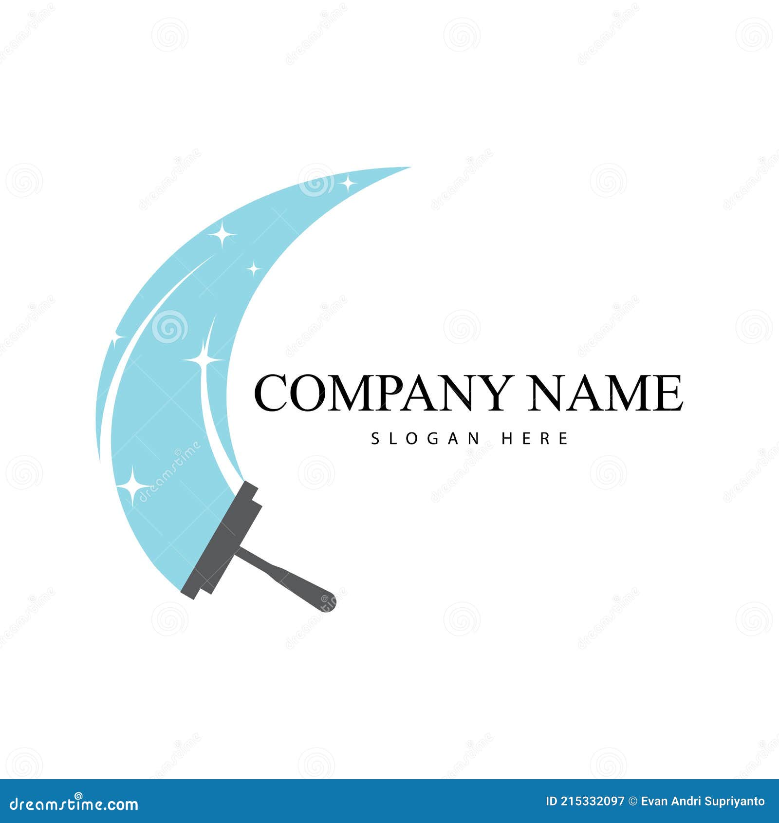 Limpieza Servicio Limpio Logo Icono Vector Plantilla Ilustración del ...