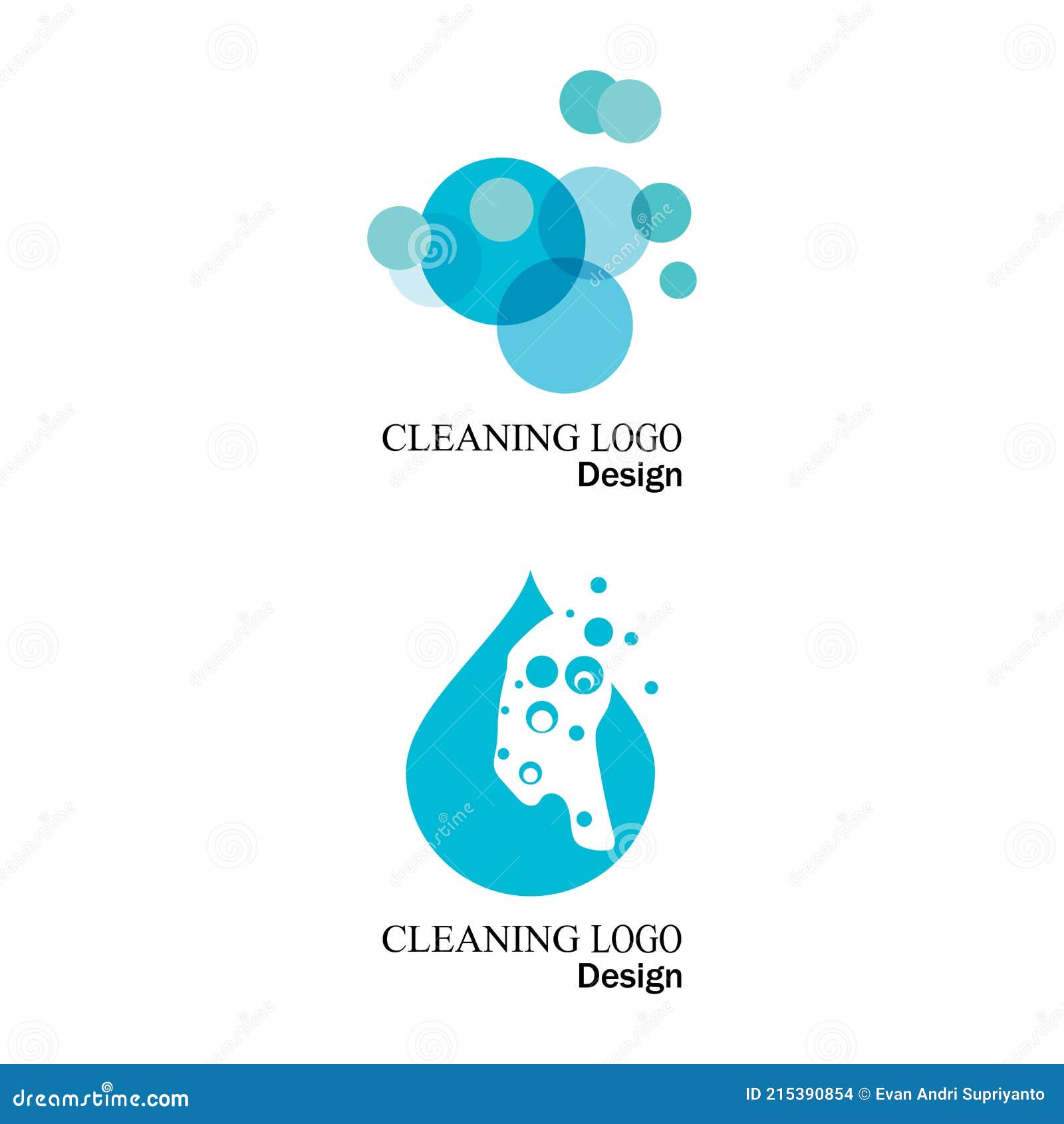 Limpieza Servicio Limpio Logo Icono Vector Plantilla Ilustración del ...