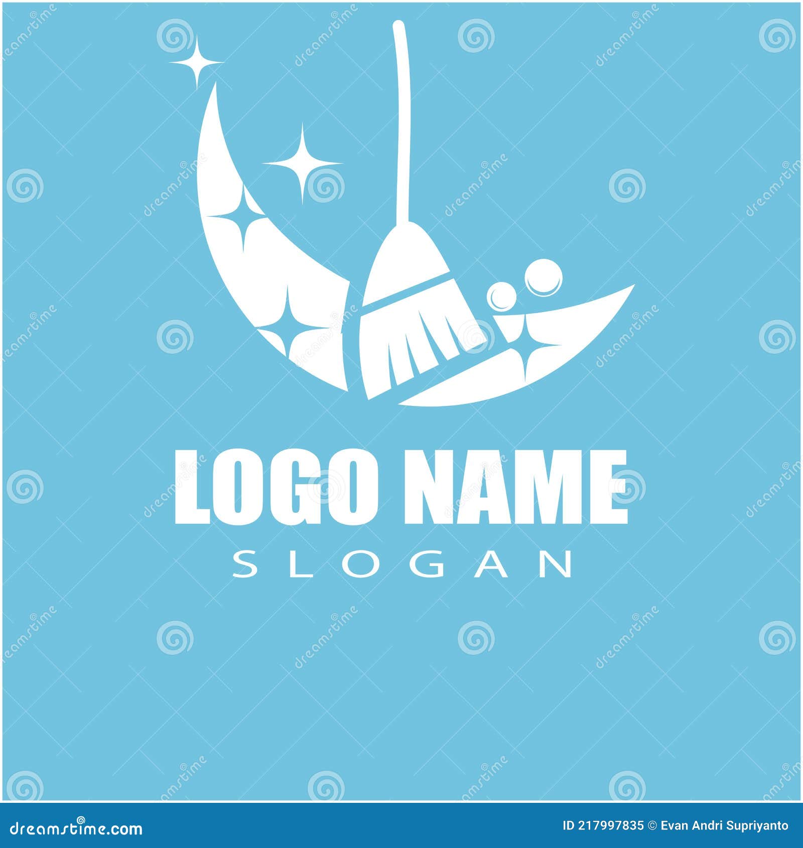 Limpieza Servicio Limpio Logo Icono Vector Plantilla Ilustración del ...