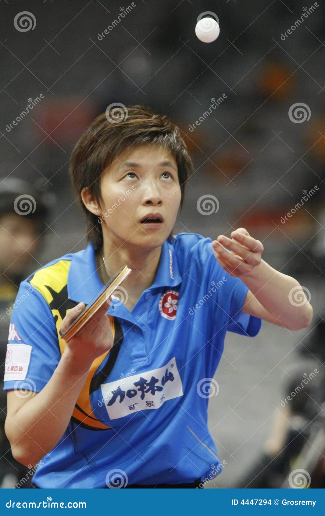 Lin Ling_2 editorial stock image. Image of ittf, pong - 4447294