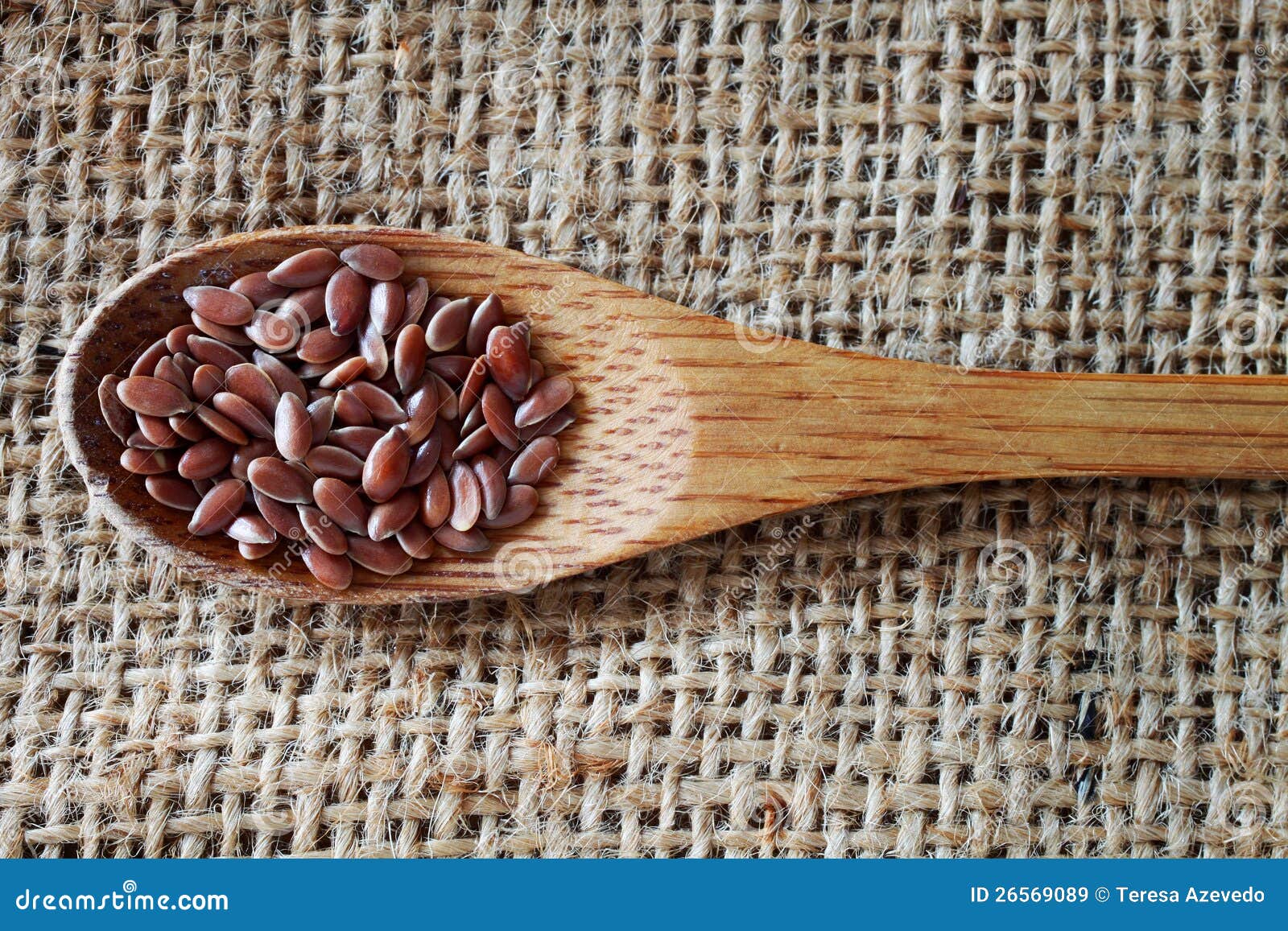 Linaza De Brown (semillas De Lino) Imagen de archivo - Imagen de ...