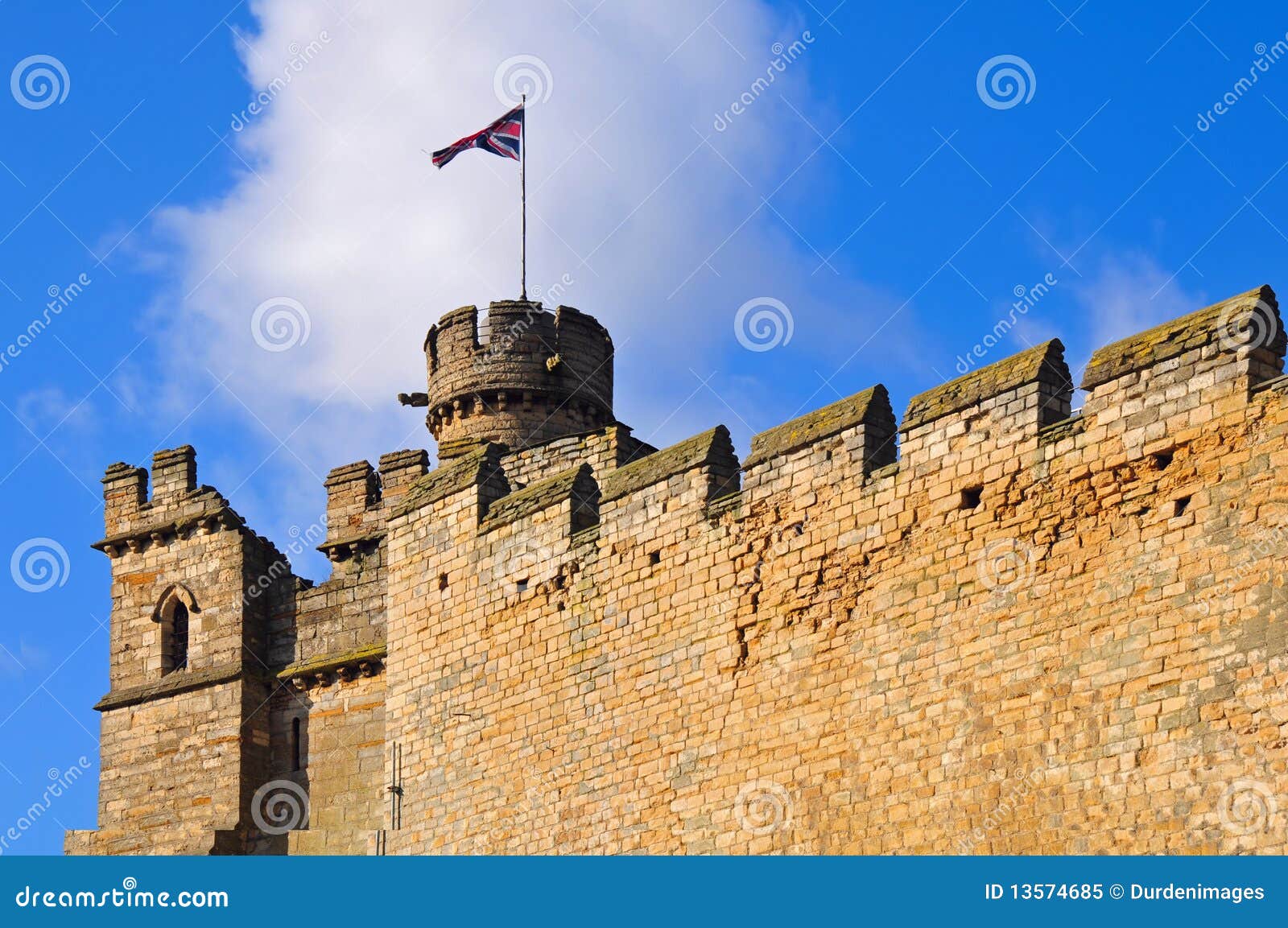 Lincoln castellations stock image. Image of europe, heritage - 13574685