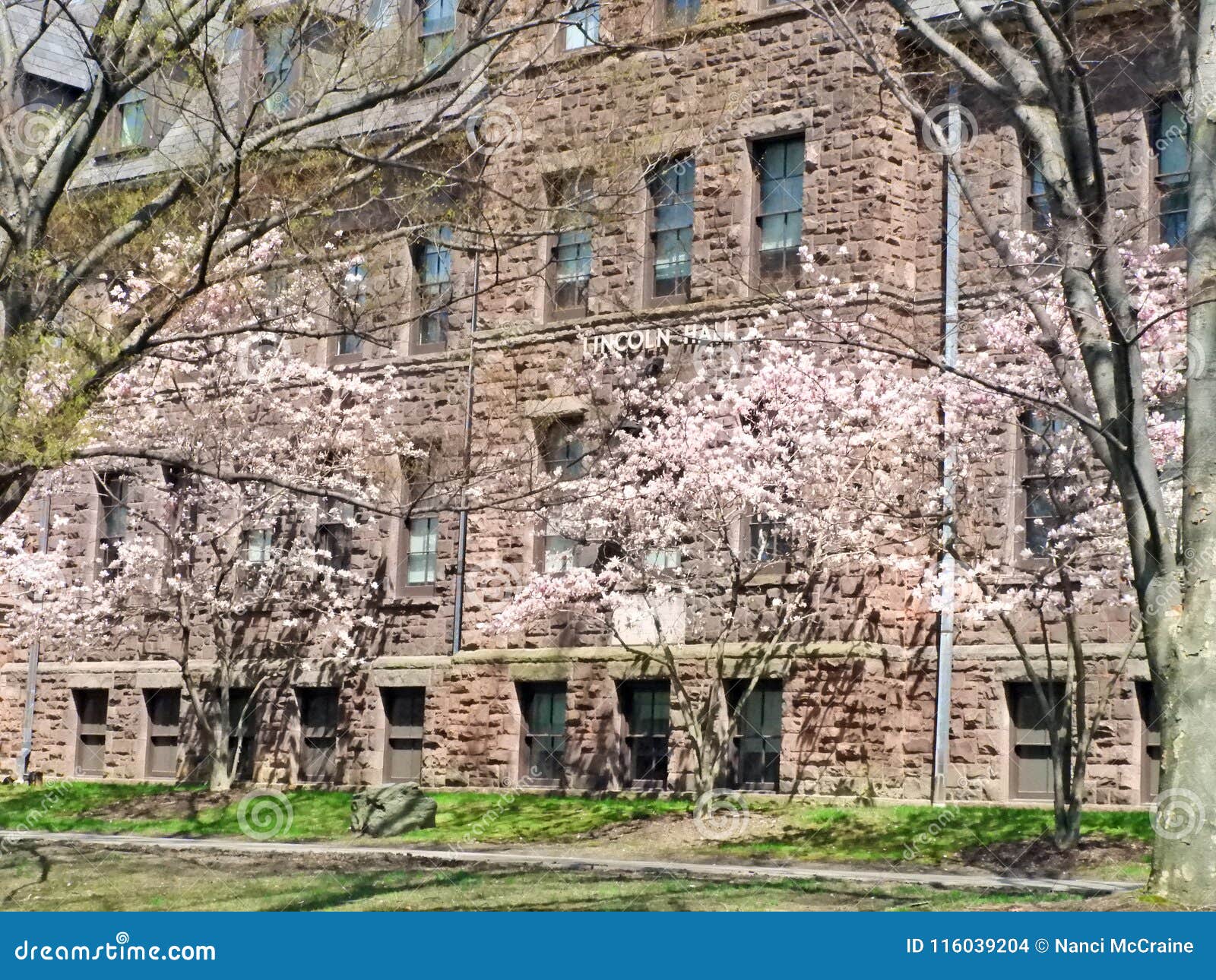 Lincoln Hall at Cornell University in Ithaca NY Stock Photo - Image of ...
