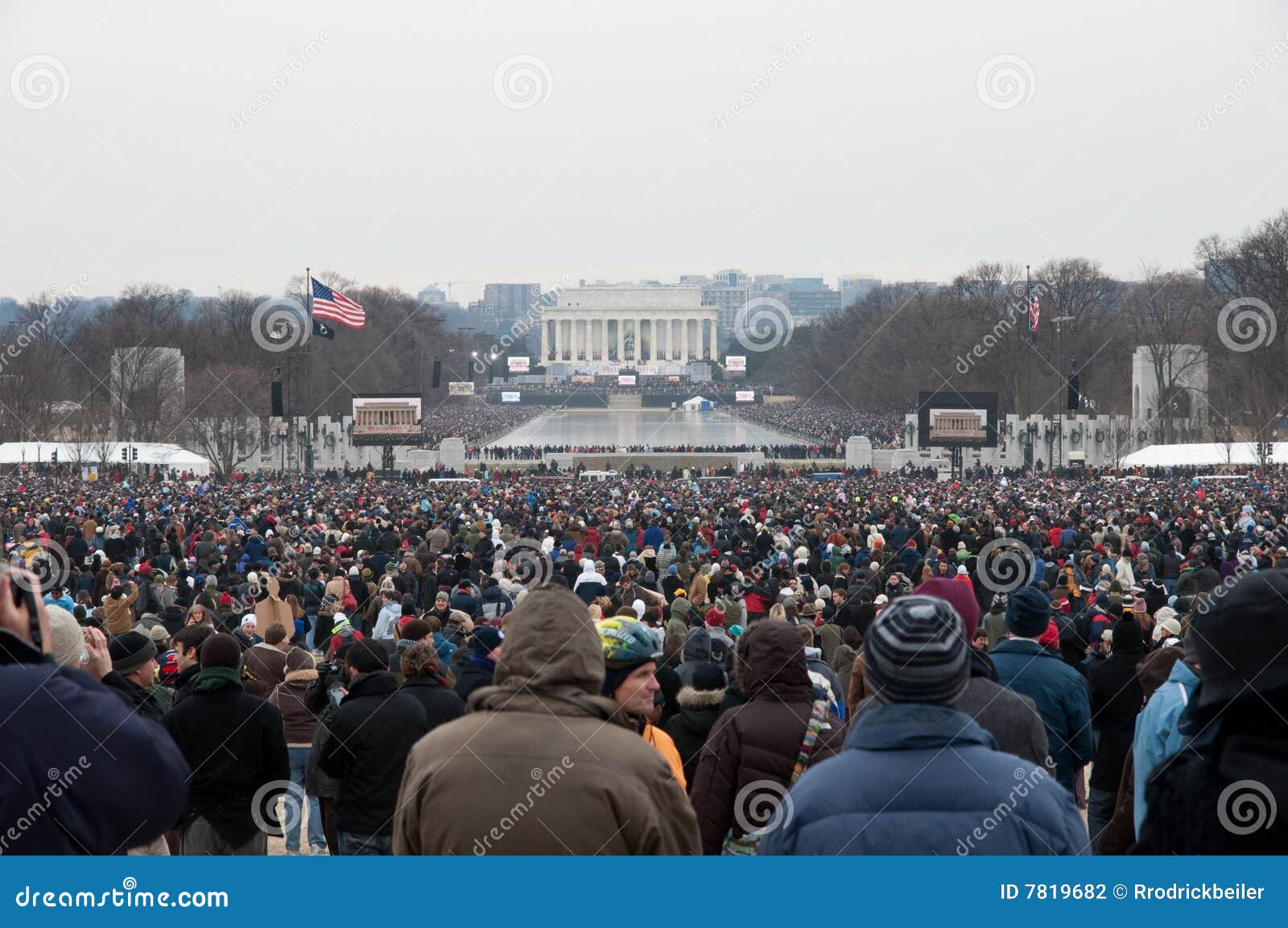 Lincoln Memorial Obama Inauguration Concert Editorial Photography ...