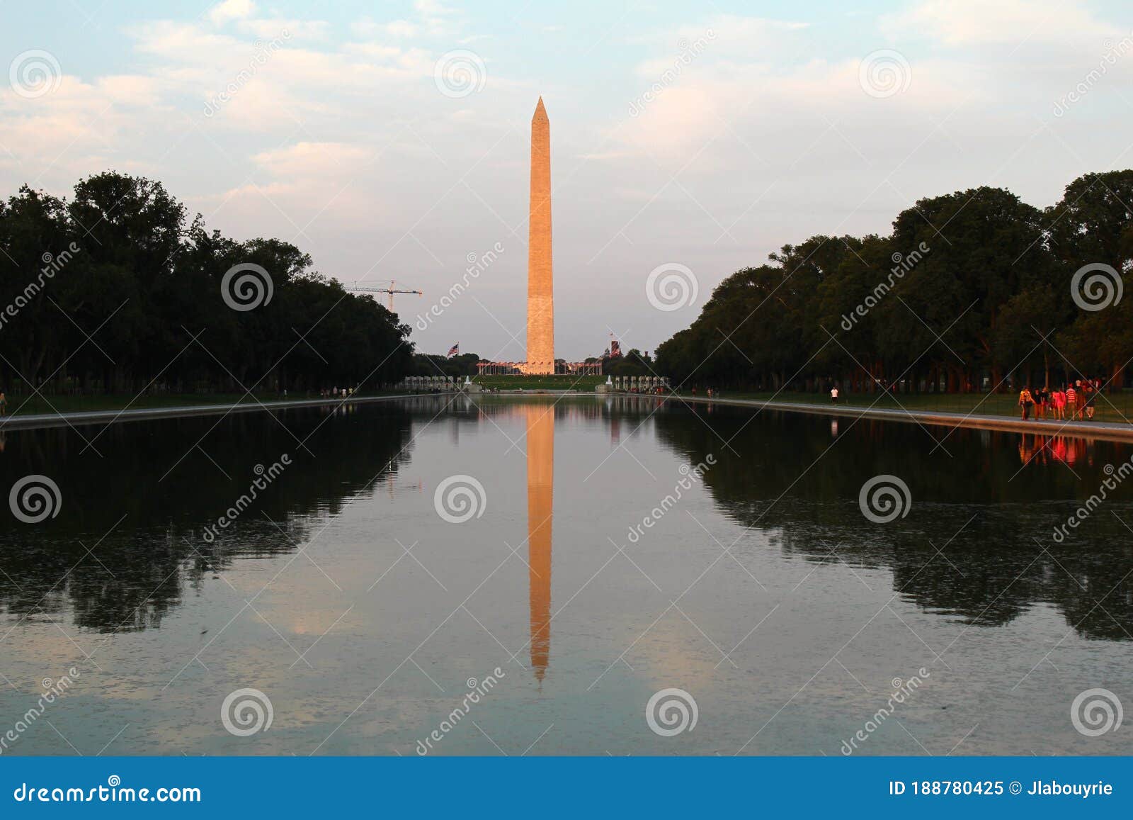 The Lincoln Memorial Reflecting Pool in Washington Editorial Image ...