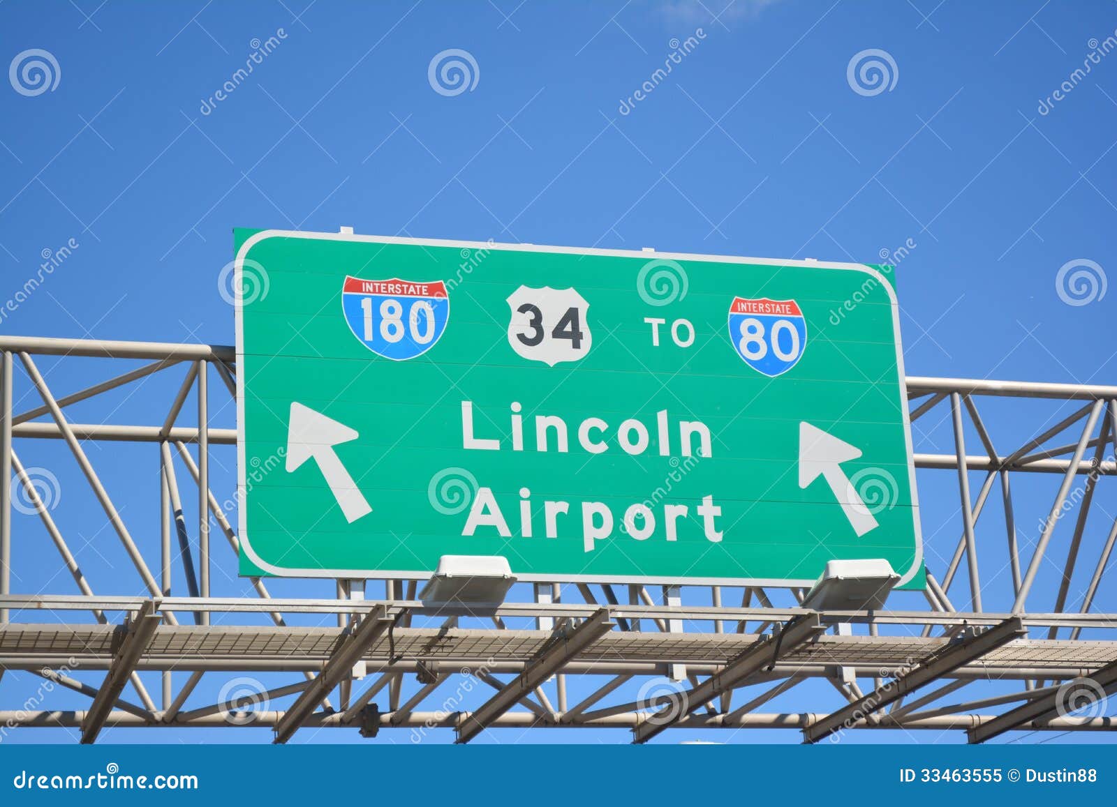 Lincoln Nebraska Airport Sign Stock Image - Image of lincoln, nebraska ...