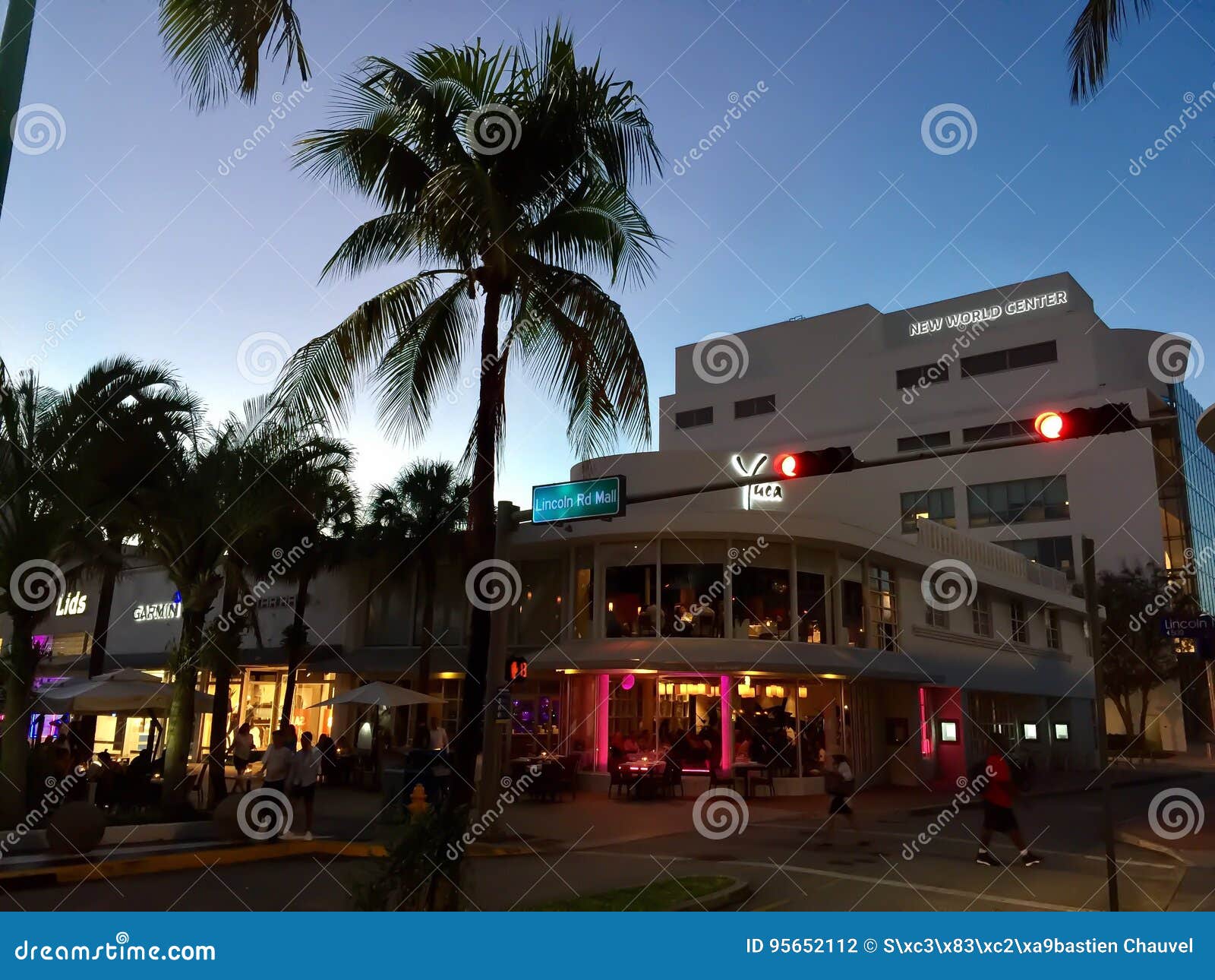 Lincoln Road, South Beach Miami Editorial Photography - Image of beach ...