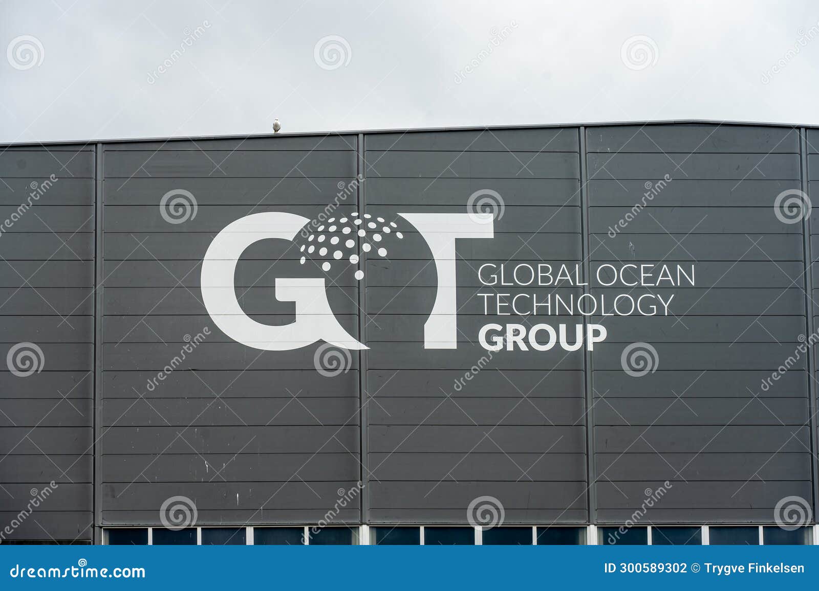 Global Ocean Technologu Group Logo on a Wall.. Editorial Photography ...