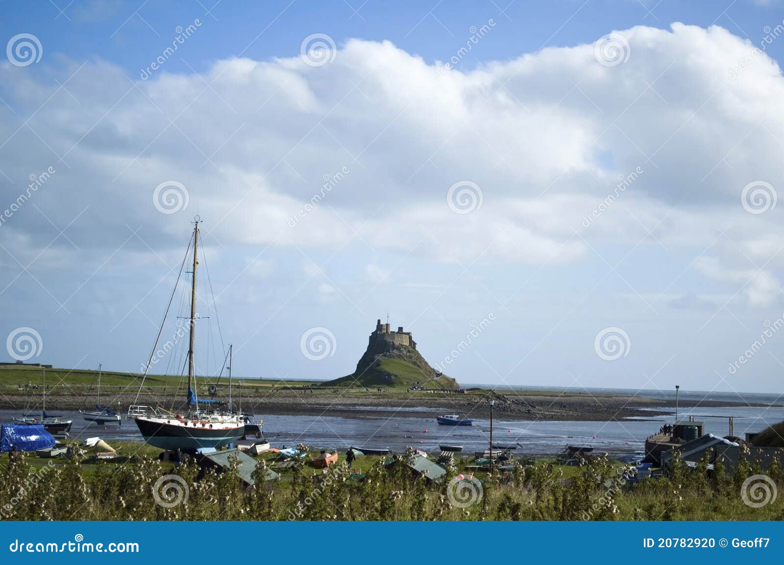 Lindisfarne stock photo. Image of stronghold, famous - 20782920