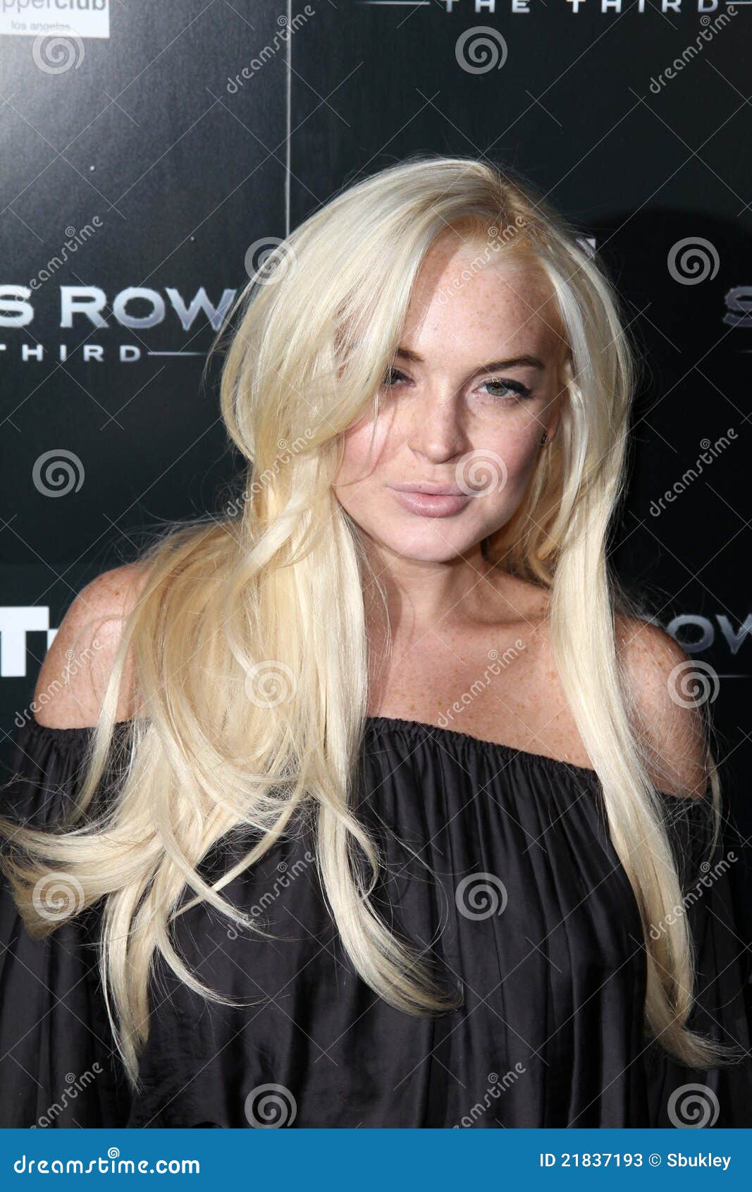 Lindsay Lohan editorial stock photo. Image of lohan, game - 21837193