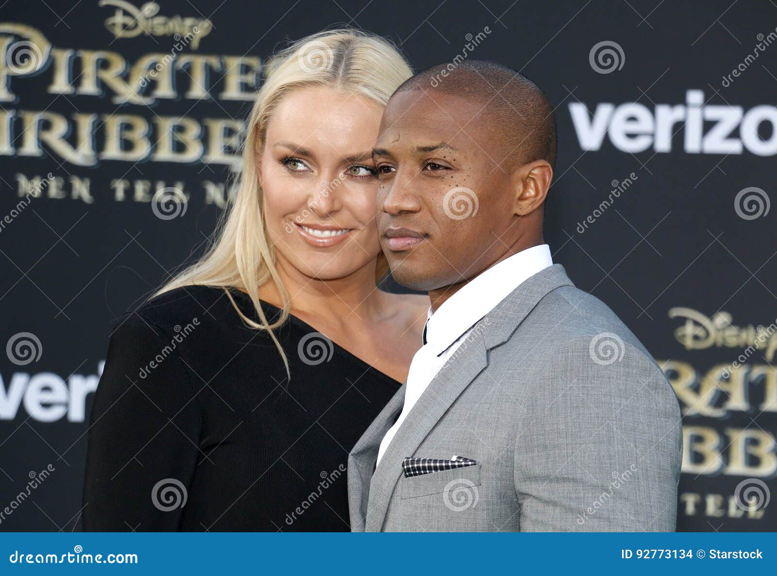 Lindsey Vonn y Kenan Smith imagen de archivo editorial. Imagen de ...