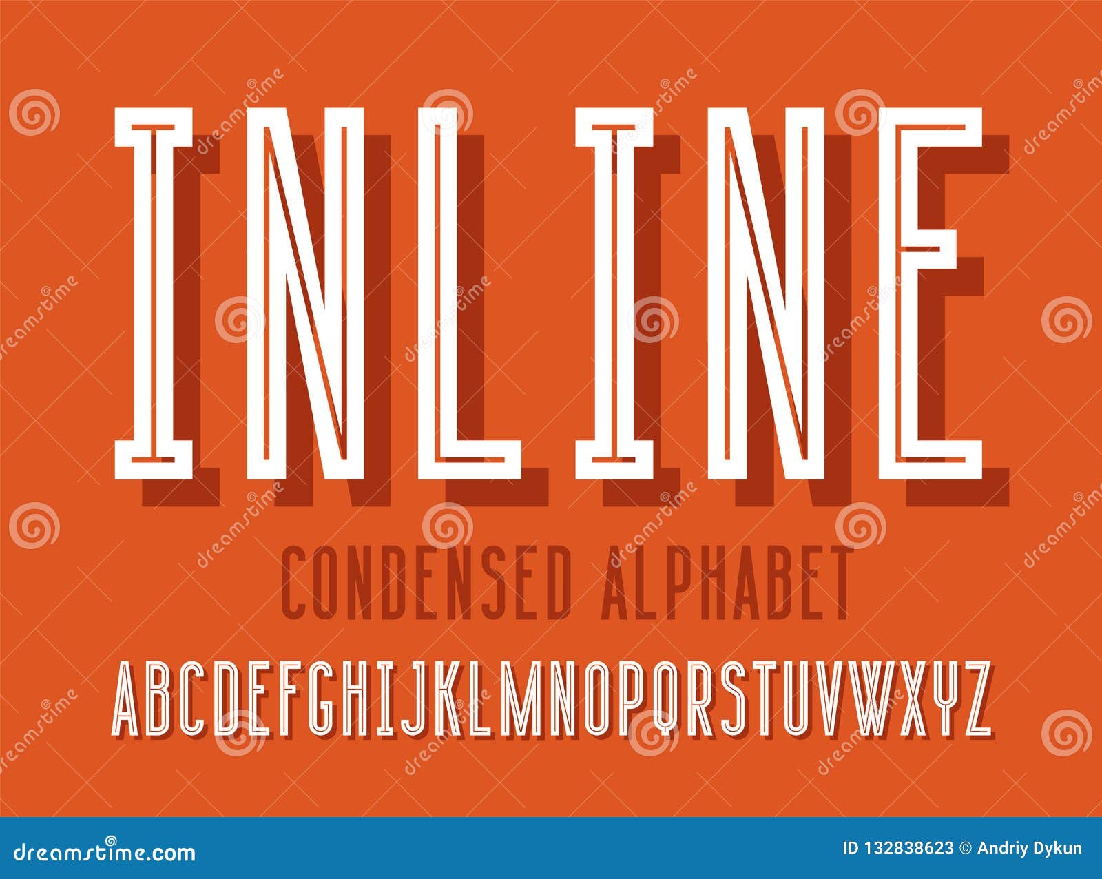 Line alphabet set stock vector. Illustration of color - 132838623