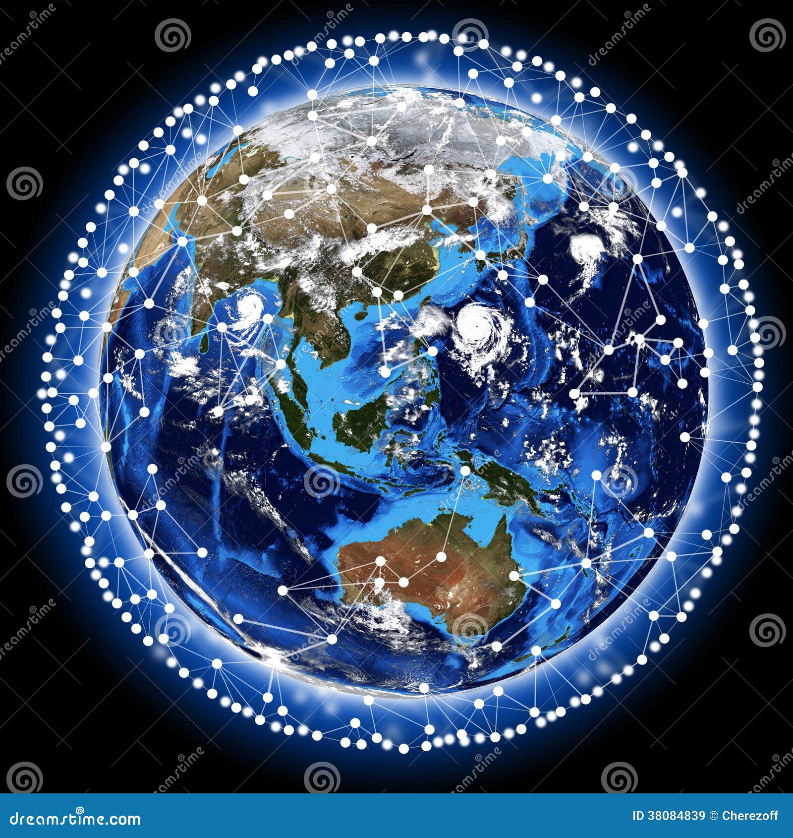 Line around the earth stock image. Image of abstract - 38084839