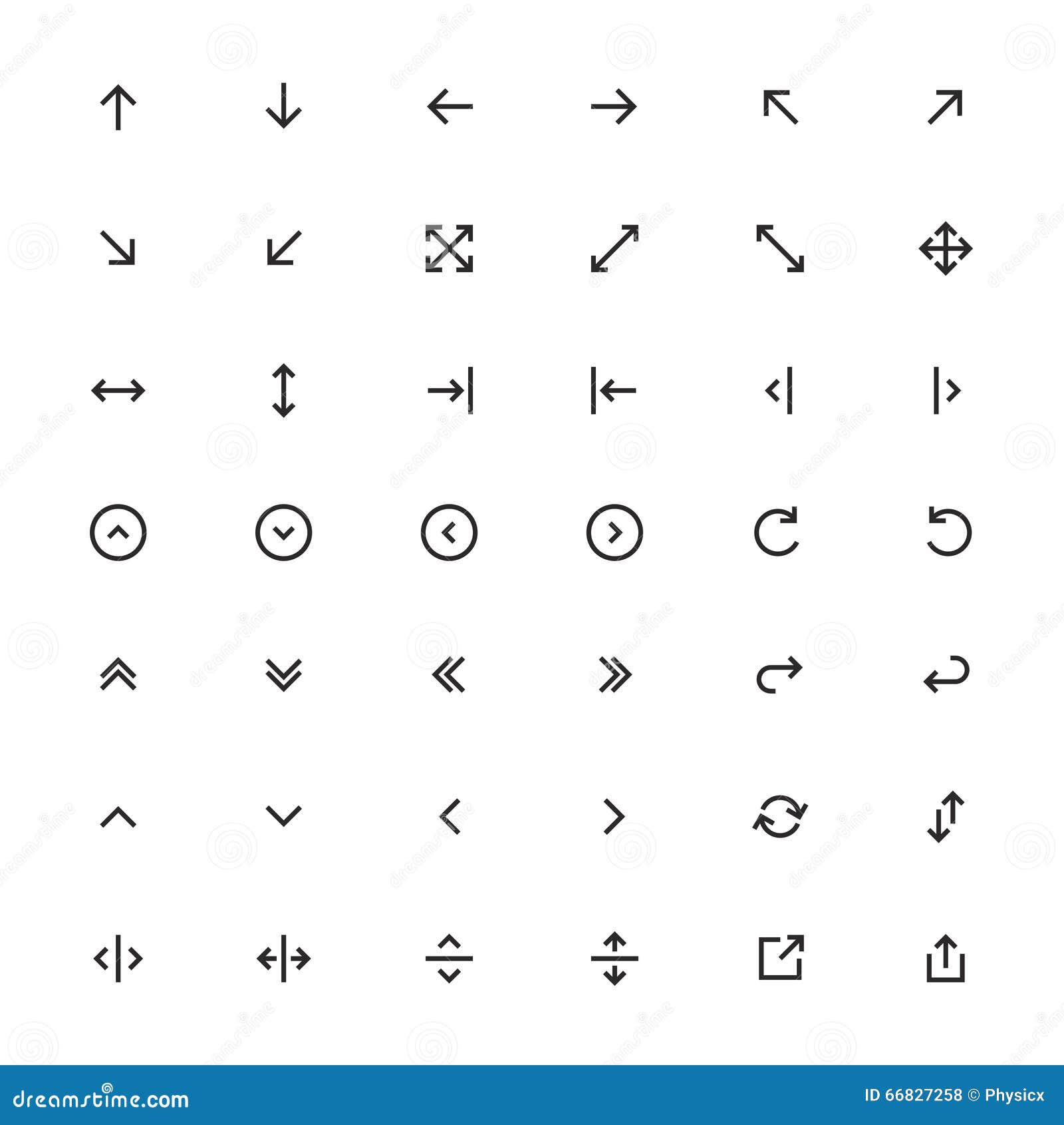 Line Arrow Sign Directions Icon Background Vector Illustration ...