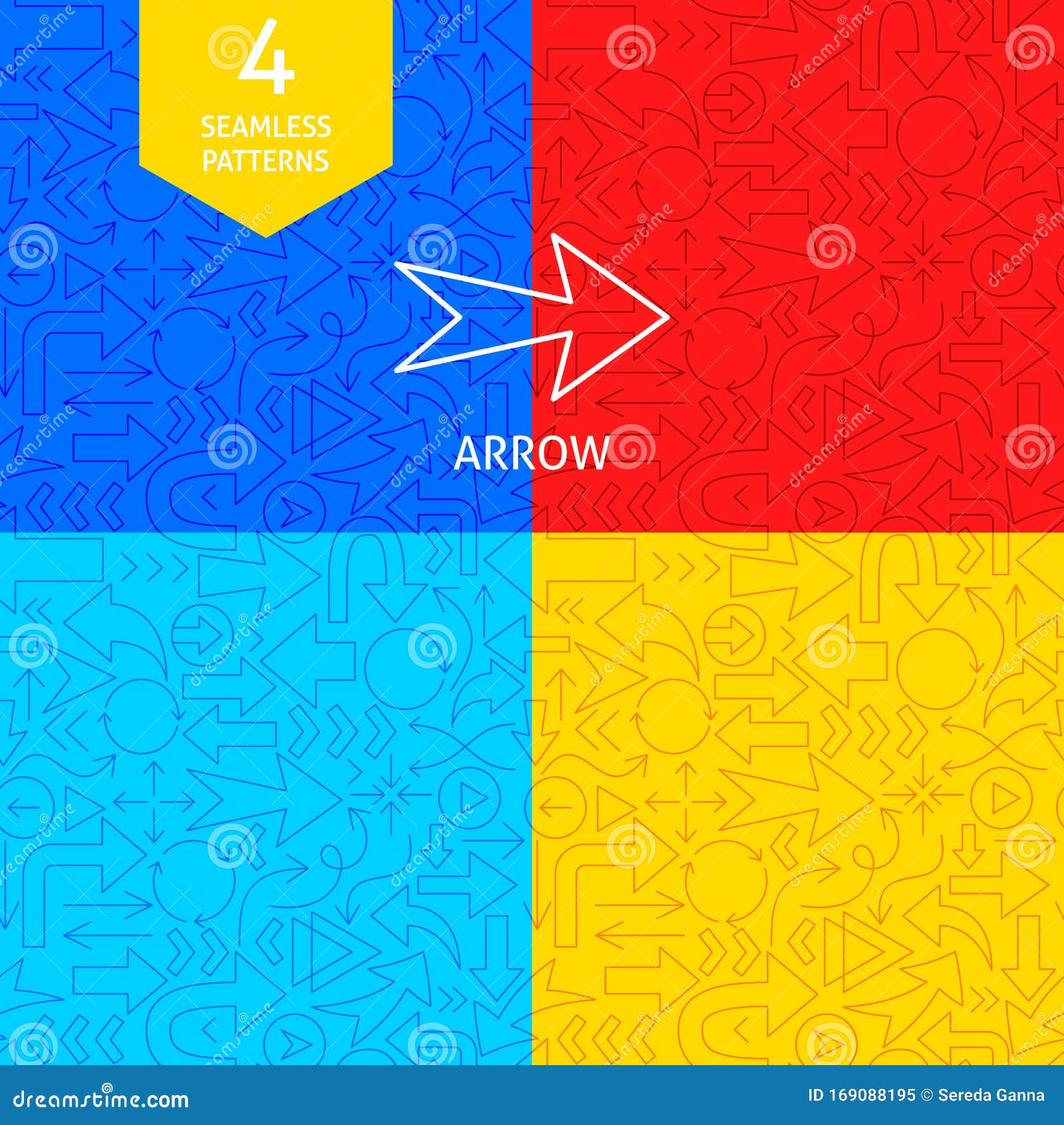 Line Arrow Patterns stock vector. Illustration of outline - 169088195