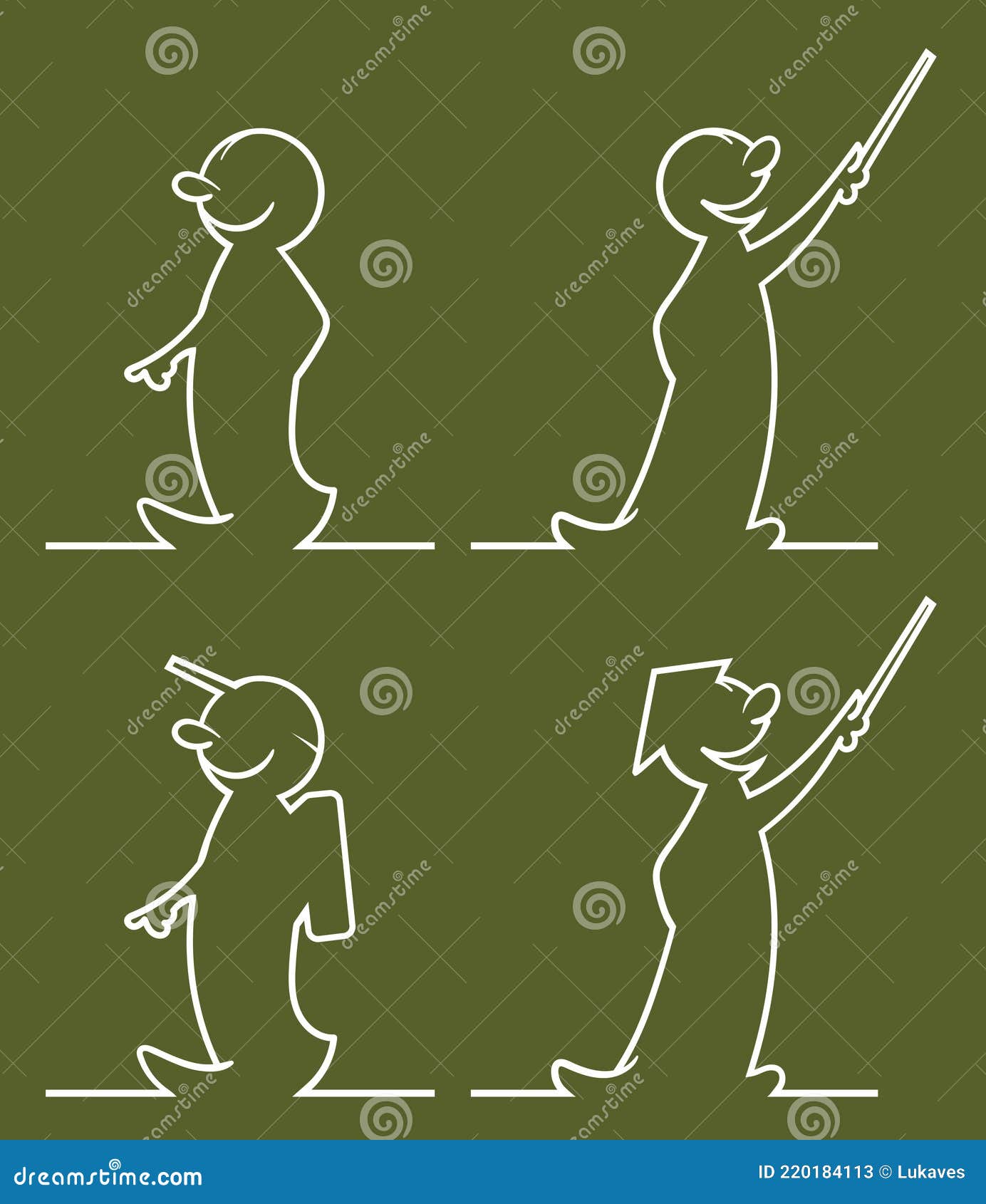 Line art character 1 stock vector. Illustration of figure - 220184113