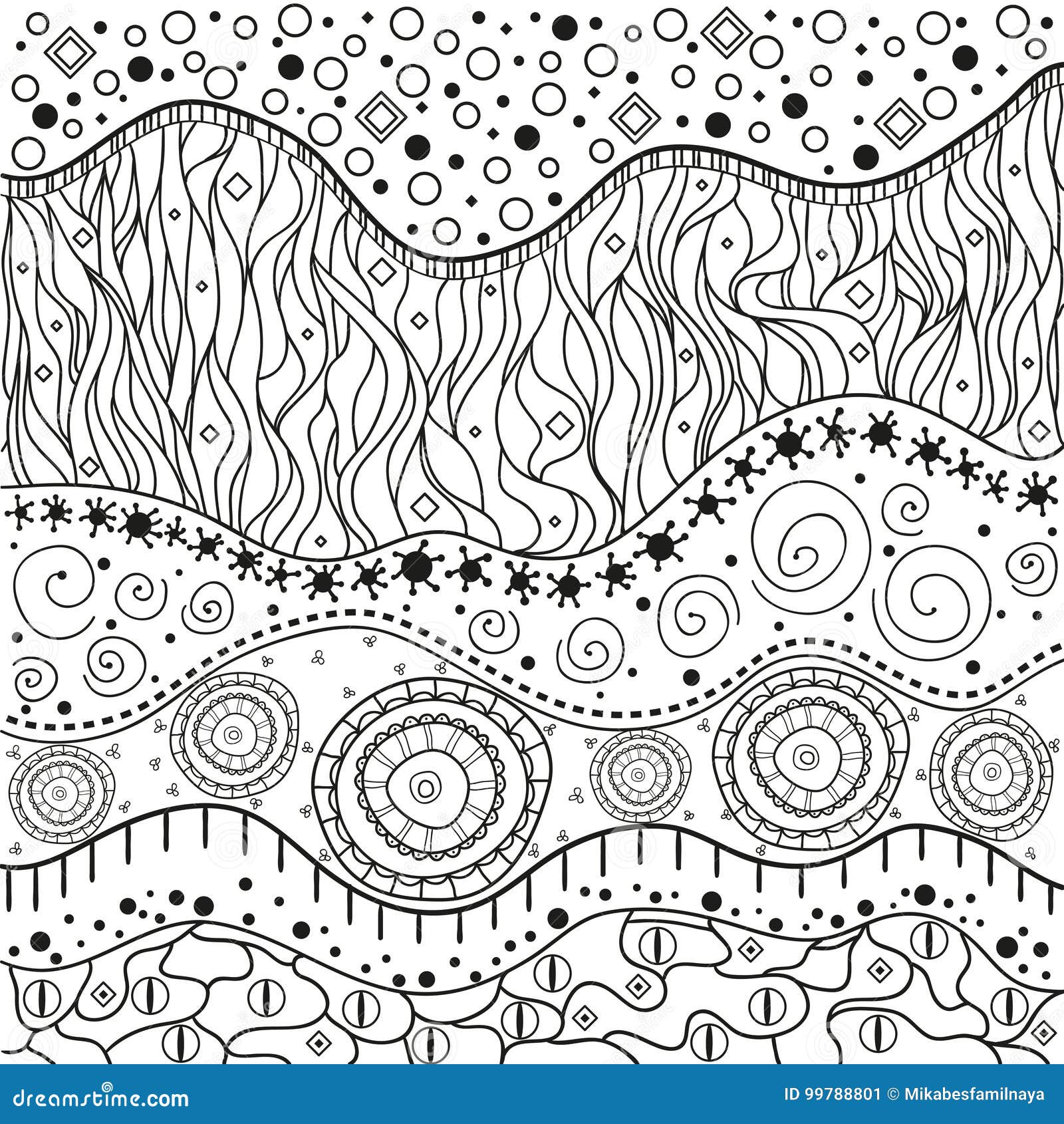 Line art creation stock vector. Illustration of lines - 99788801