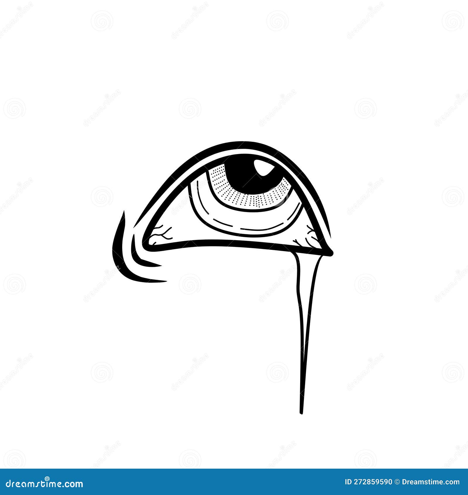 Line Art for Eye Minimalism Stock Illustration - Illustration of ...