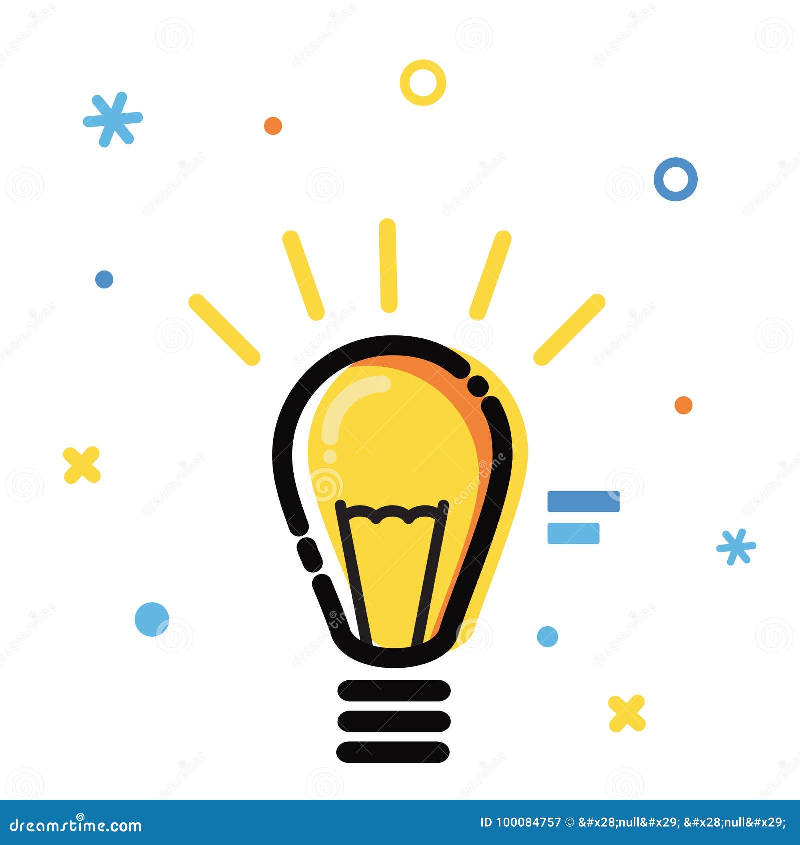 Line Art Flat Style. Application of Idea, Development, Business and ...