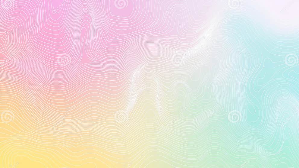 Line Art Illustration Featuring a Simple Bulging Pattern that Can Be ...