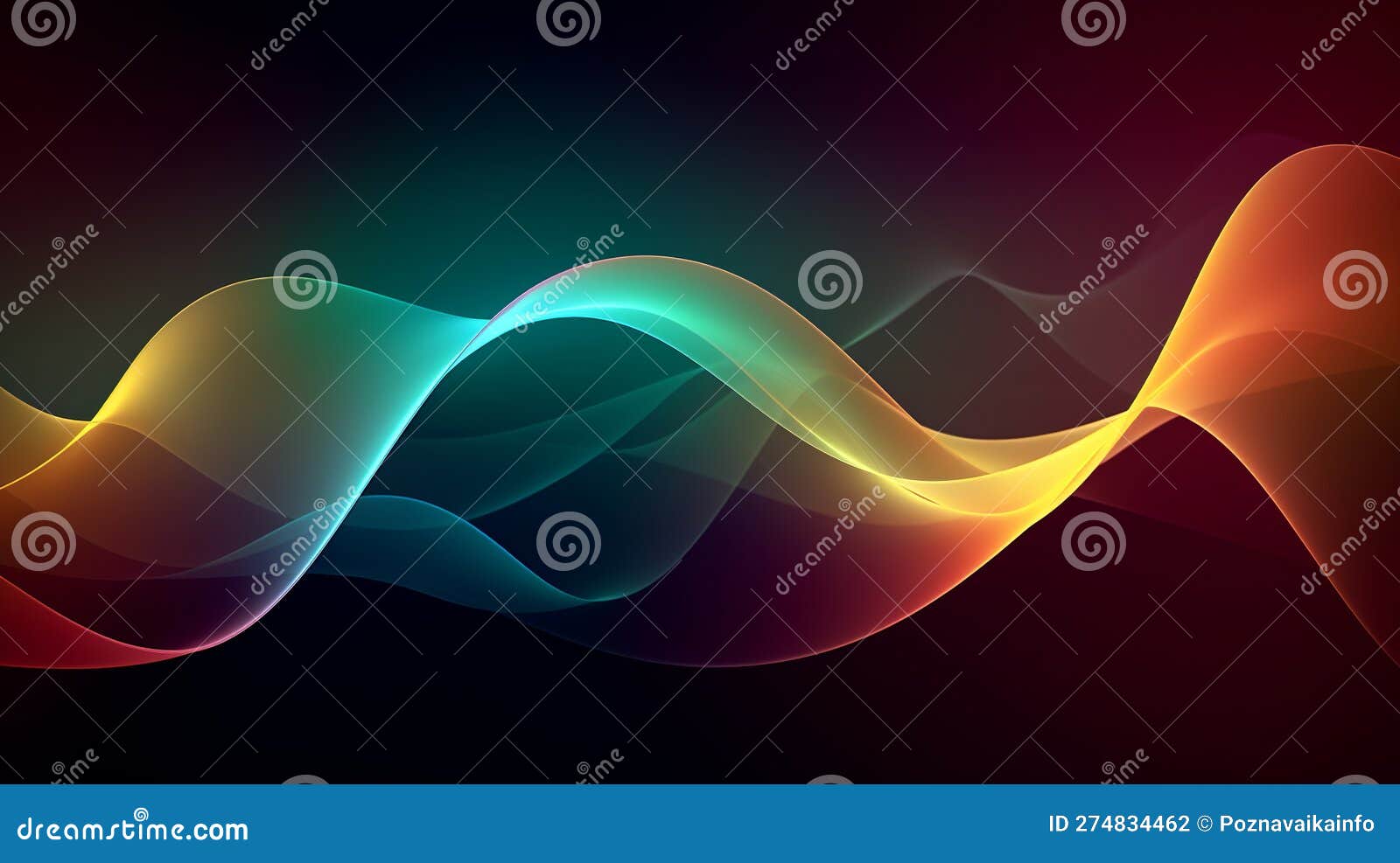 Line Art Illustration on Light Background. Motion Line Design. Vibrant Gradient Background Stock ...