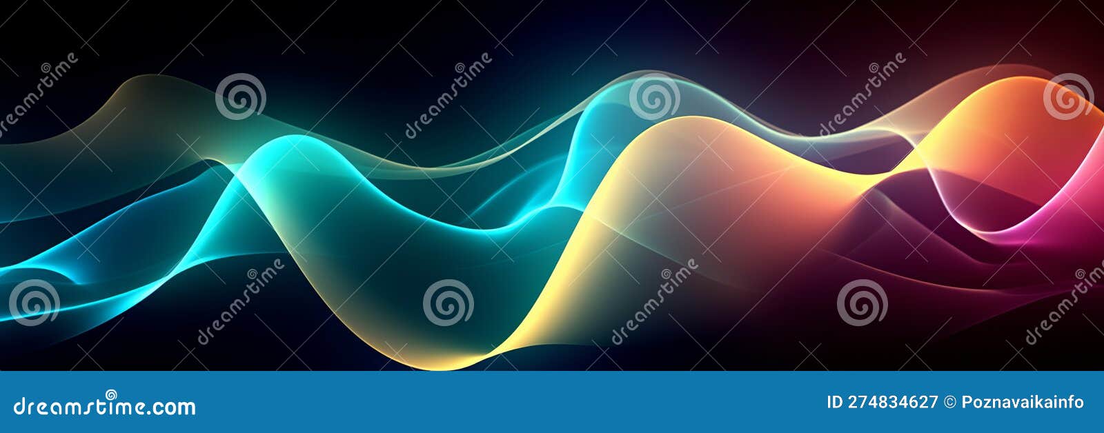 Line Art Illustration on Light Background. Motion Line Design. Vibrant Gradient Background Stock ...