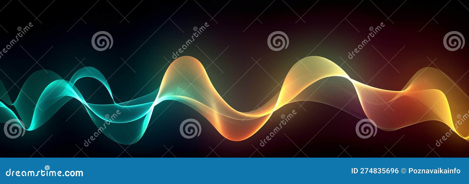 Line Art Illustration on Light Background. Motion Line Design. Vibrant Gradient Background Stock ...