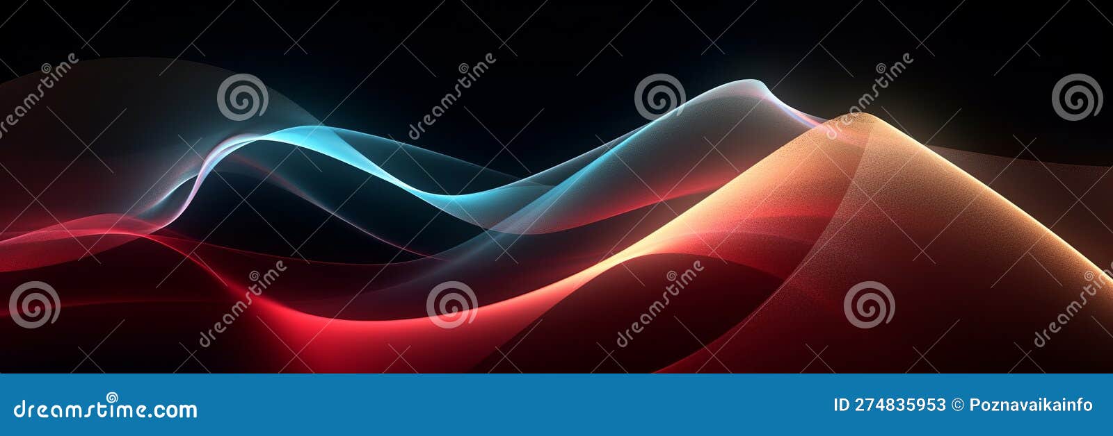 Line Art Illustration on Light Background. Motion Line Design. Vibrant Gradient Background Stock ...