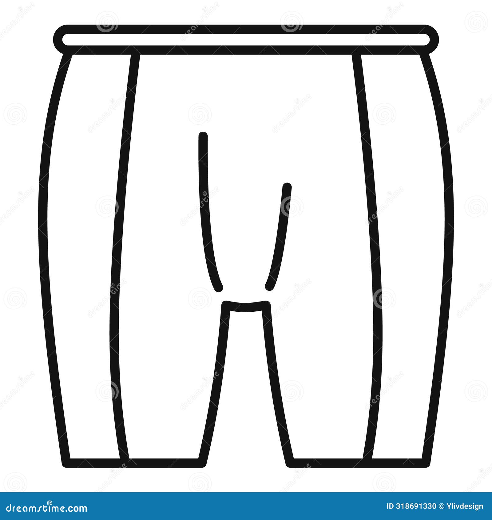 Line Art Illustration of Pants Stock Vector - Illustration of apparel ...