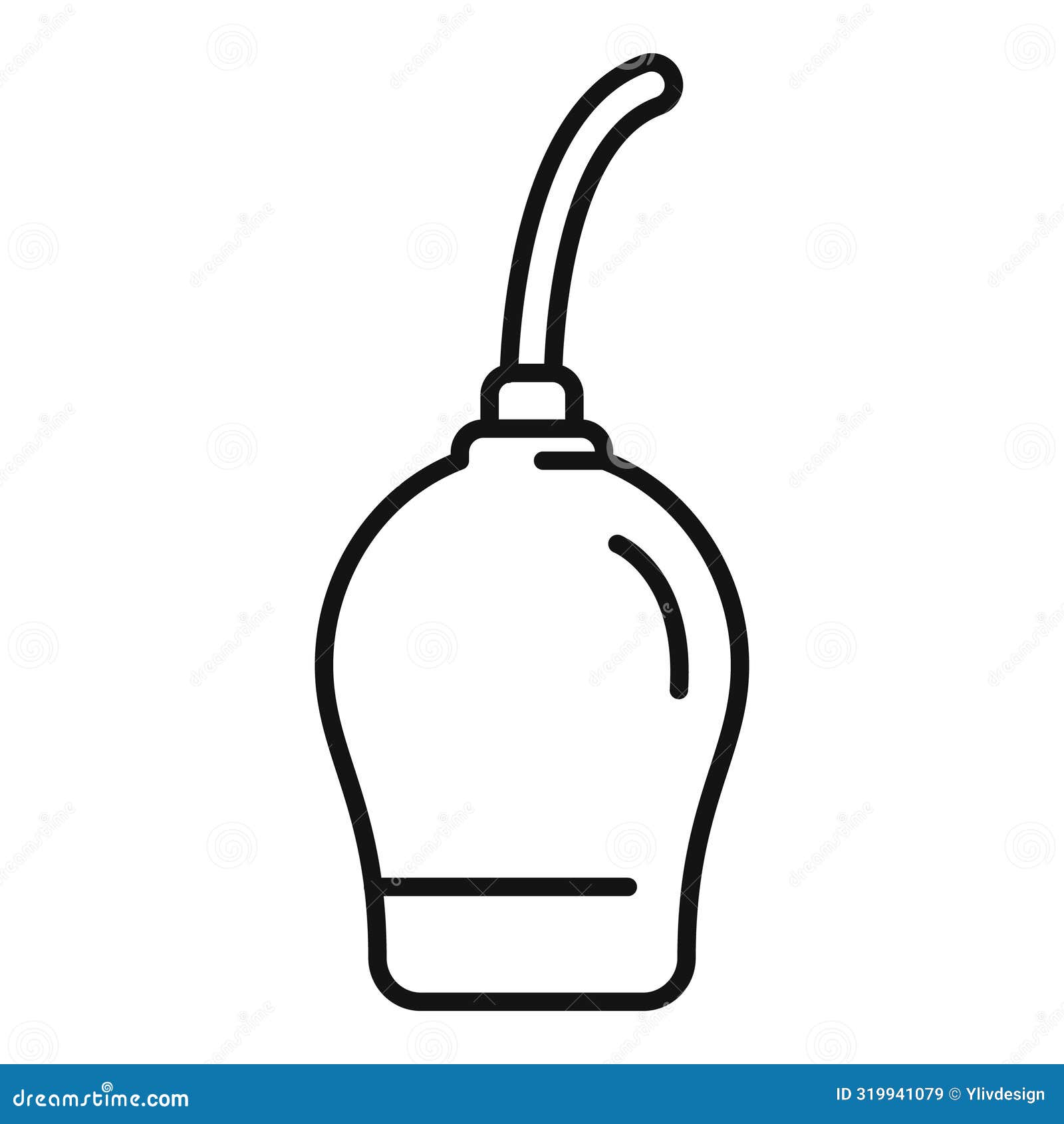 Line Art Illustration of a Squeeze Sauce Bottle Stock Vector ...