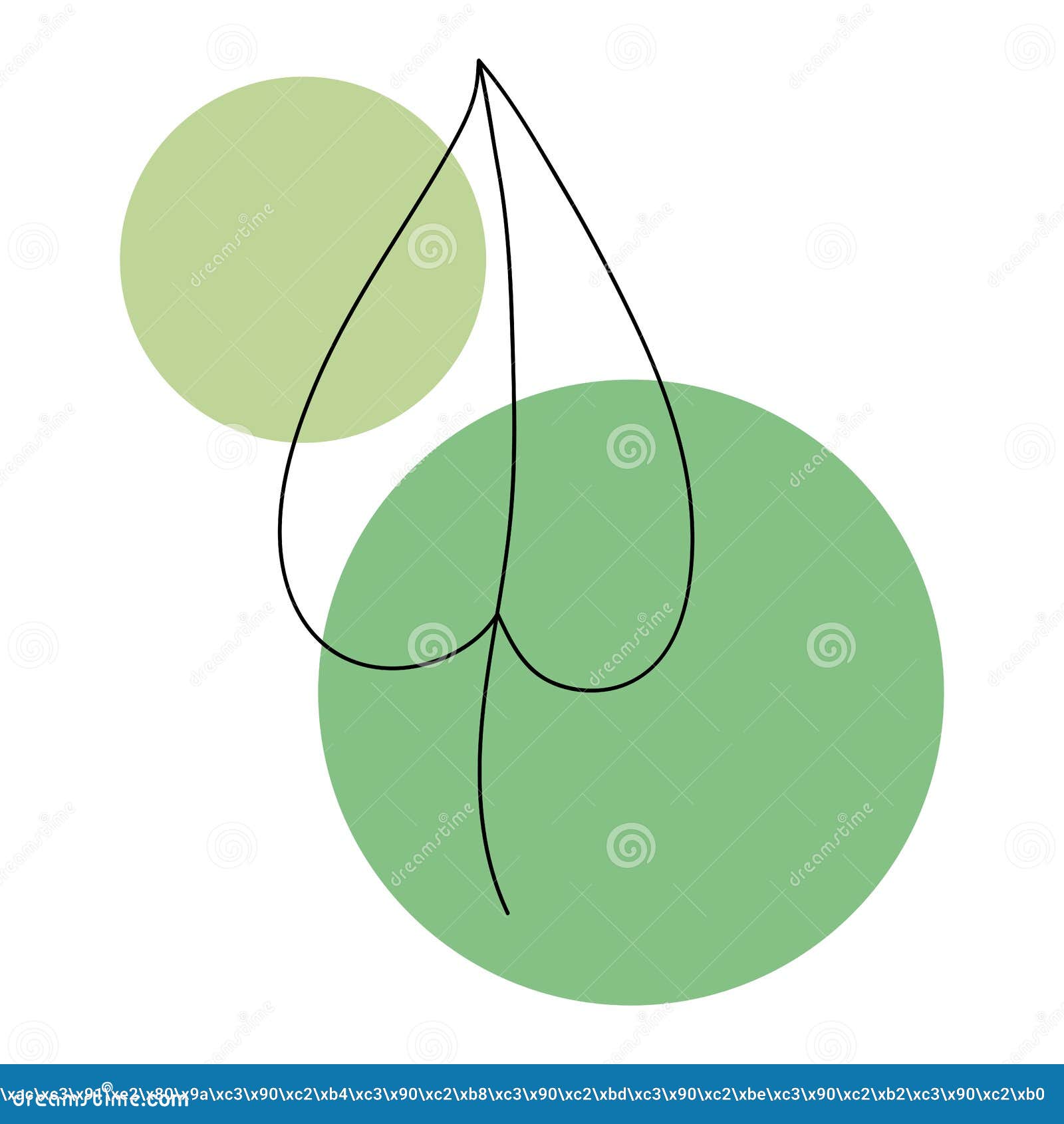 Line Art leaf stock vector. Illustration of print, drawing - 243355867