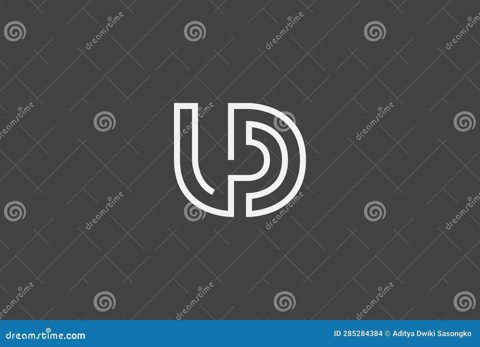 Line art letter lp logo stock vector. Illustration of sign - 285284384