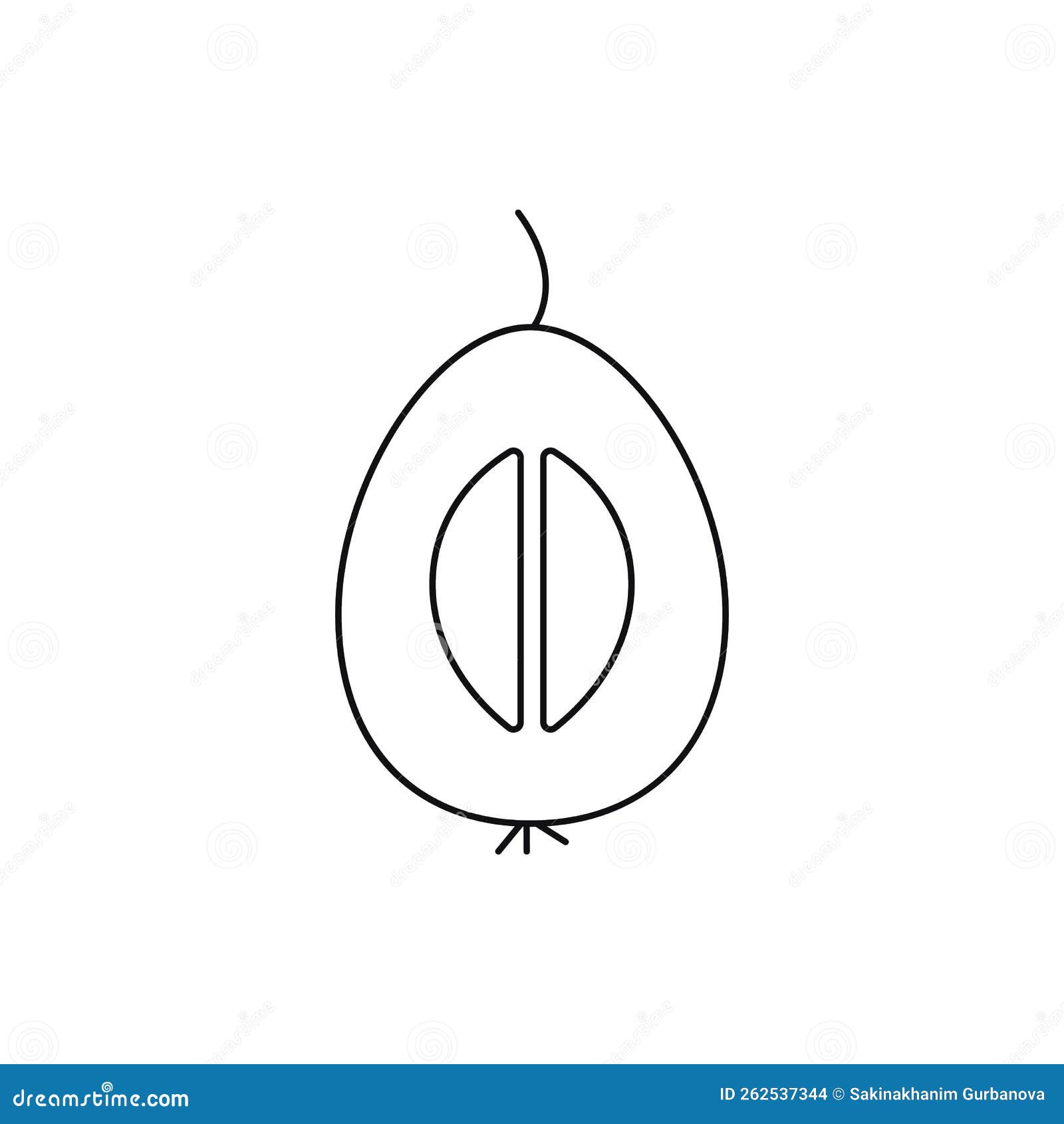 Loquat Icon On The White Background Stock Illustration | CartoonDealer ...