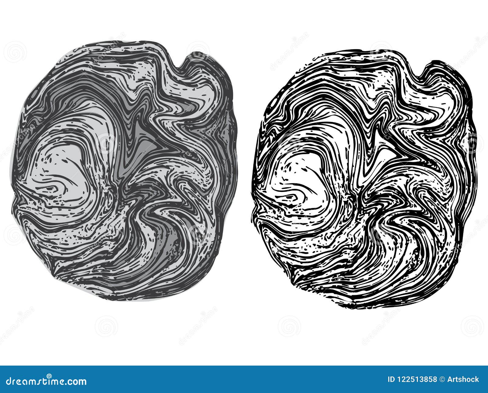 Line Art Stone Texture stock vector. Illustration of charcoal - 122513858