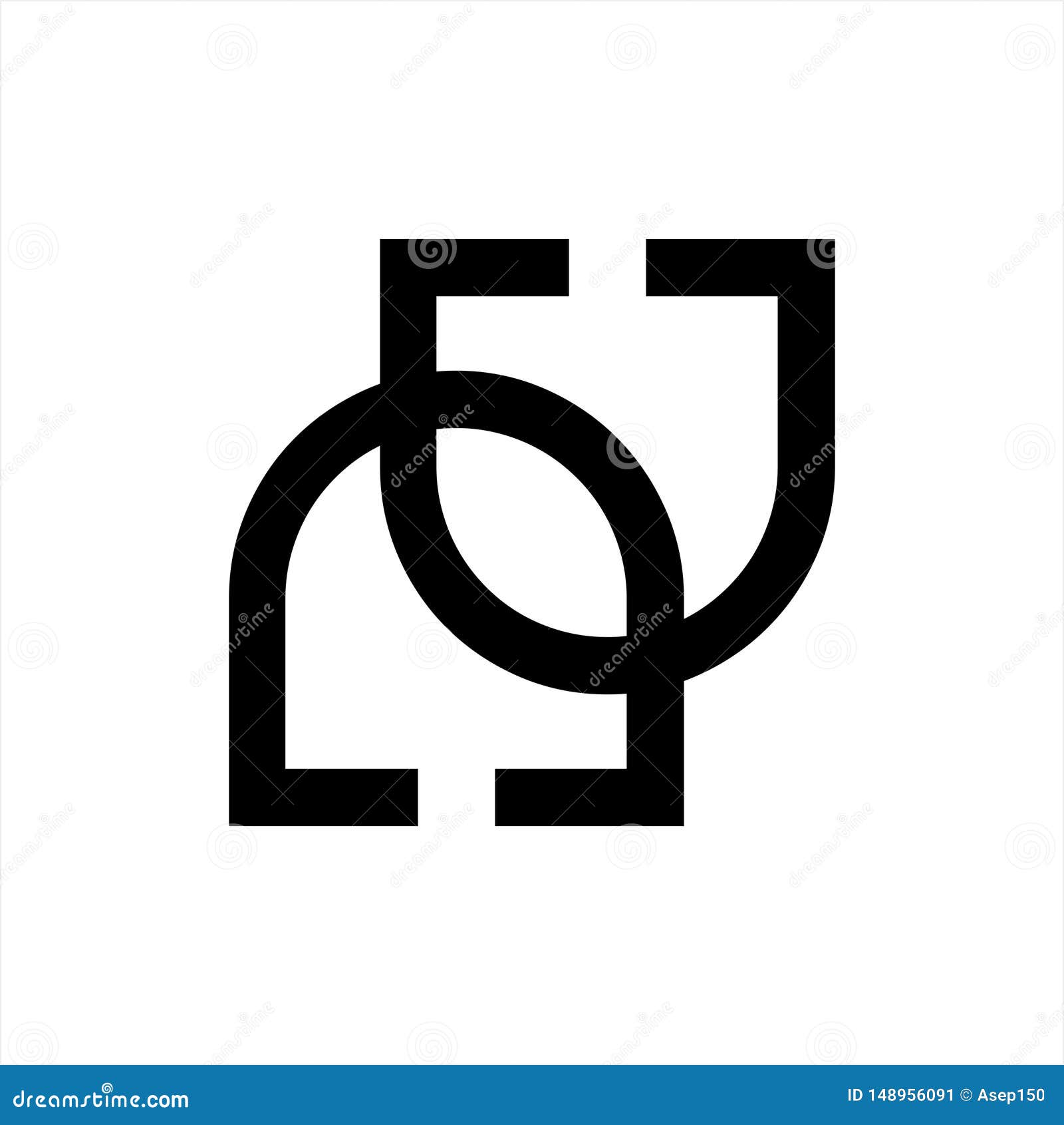 S, CSC, SO Initials Simple Line Art Logo Vector Illustration ...