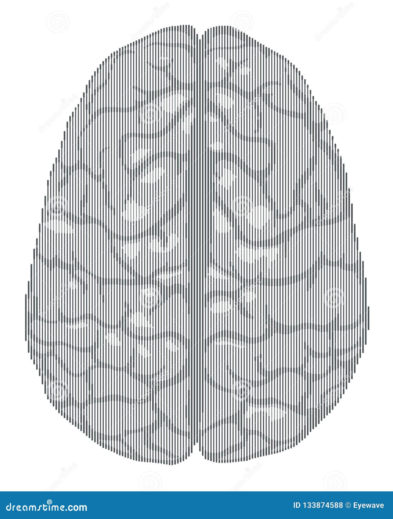 Human Brain Line Art Vector Stock Vector - Illustration of isolated ...