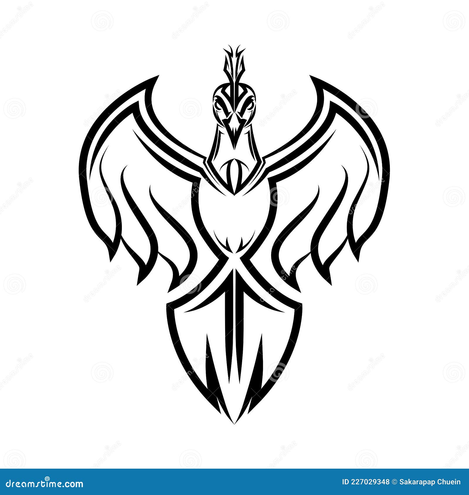 Logo of Pheasant that is Flying Stock Vector - Illustration of feather ...