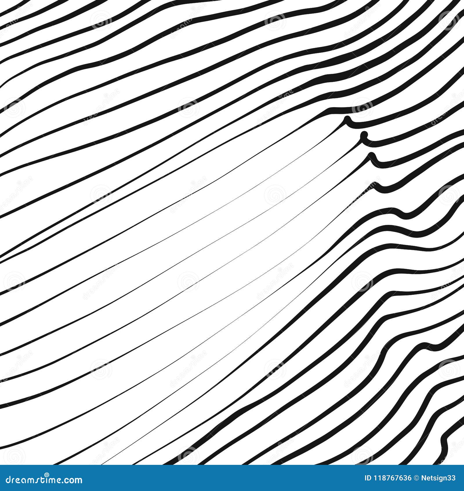 Line art wavy pattern stock vector. Illustration of fashion - 118767636