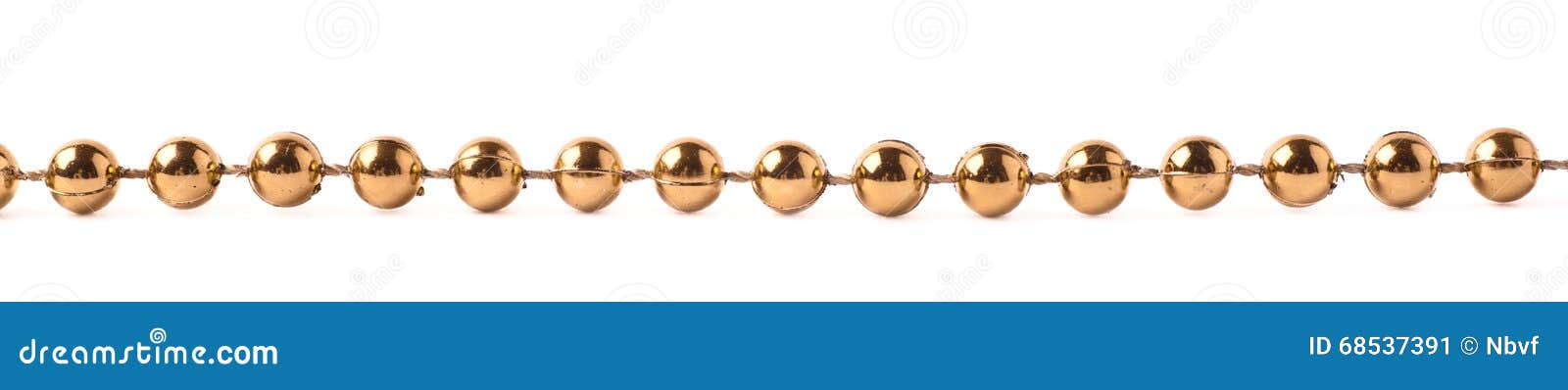 Line of Beads Garland Thread Stock Image - Image of garland, bead: 68537391