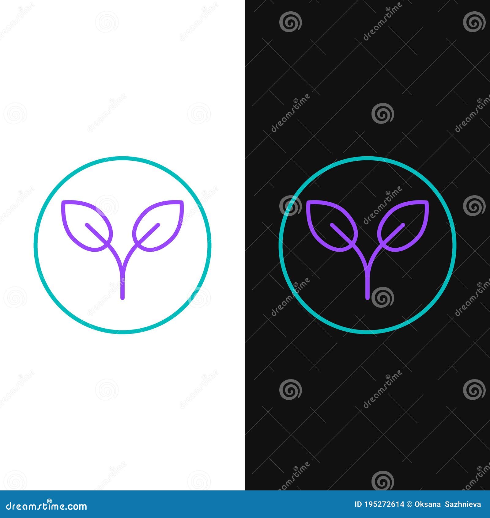 Line Bio Fuel Icon Isolated on White and Black Background. Eco Bio ... Line Bio Fuel Icon Isolated on White and Black Background. Eco Bio ...