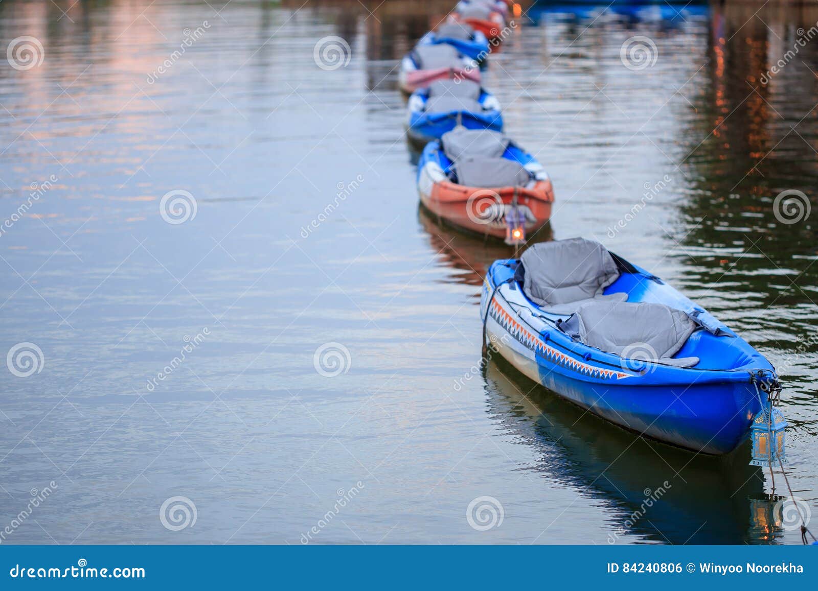 Line of boat. stock photo. Image of outdoor, canoe, boat - 84240806