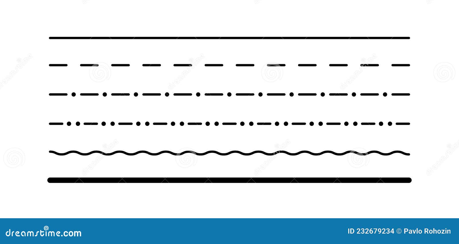 Line Border Simple Illustration. Frame Design Element Concept in Vector ...