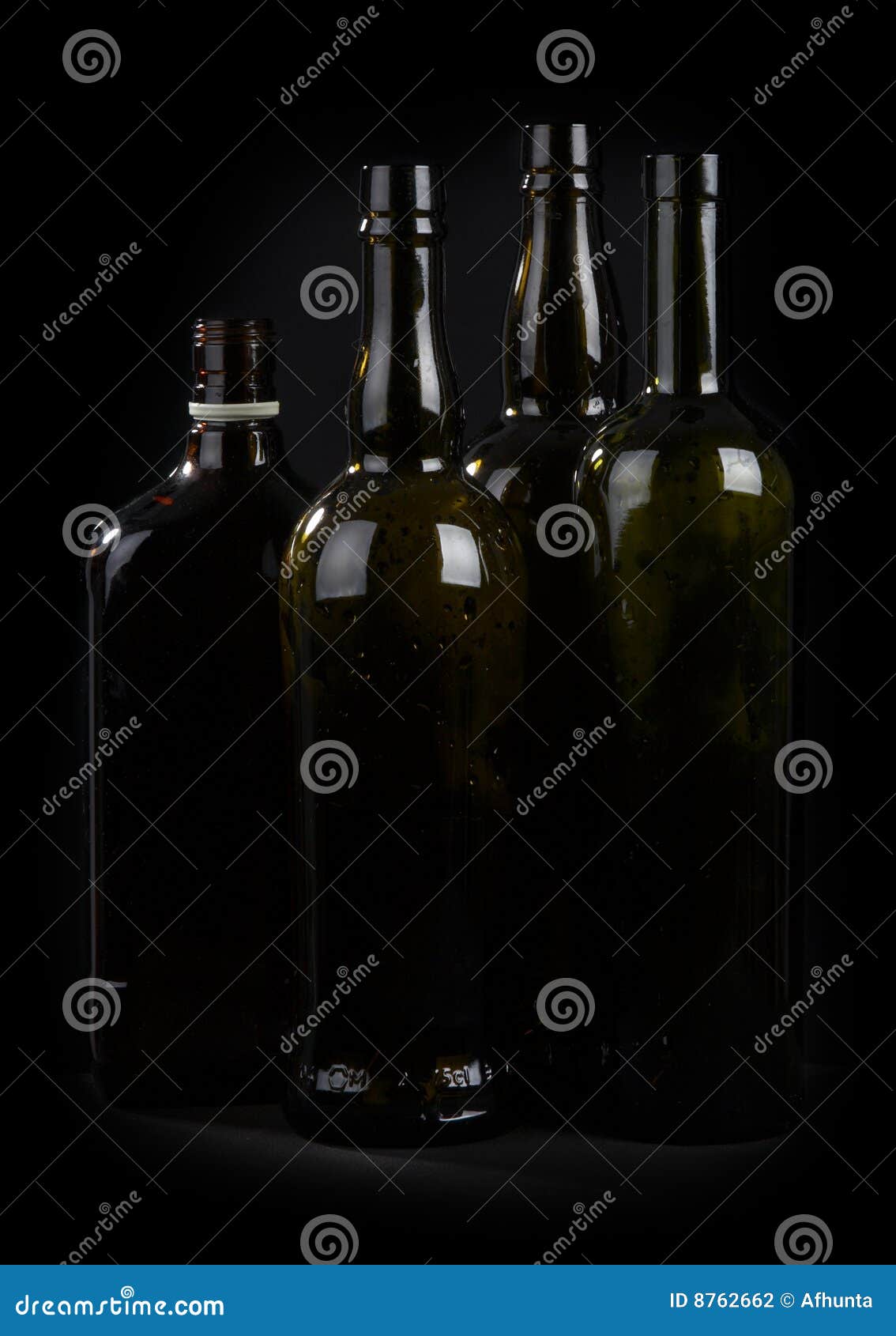 A line of bottles stock photo. Image of isolated, abstract - 8762662