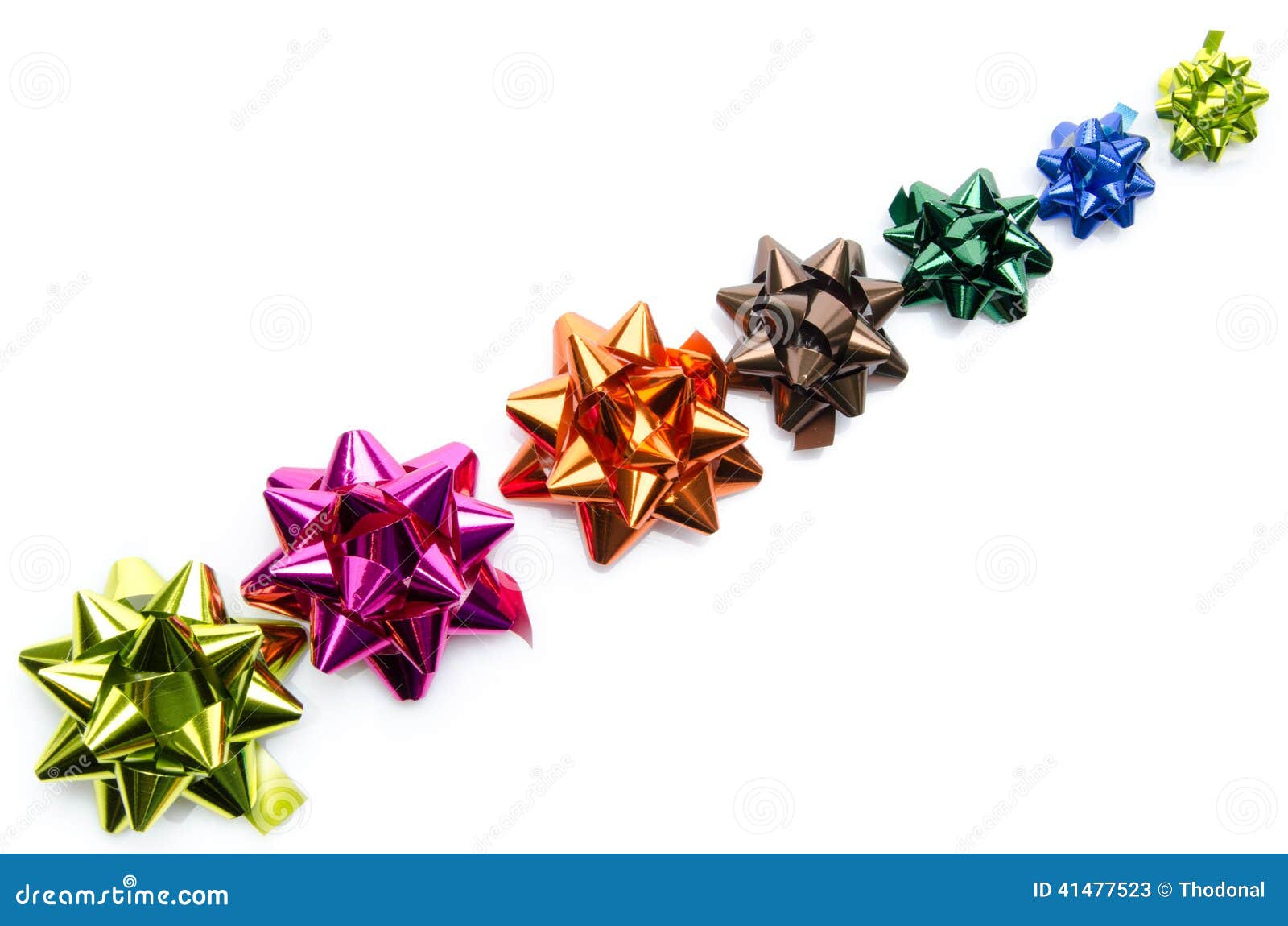 Line of bows stock image. Image of festive, anniversary - 41477523
