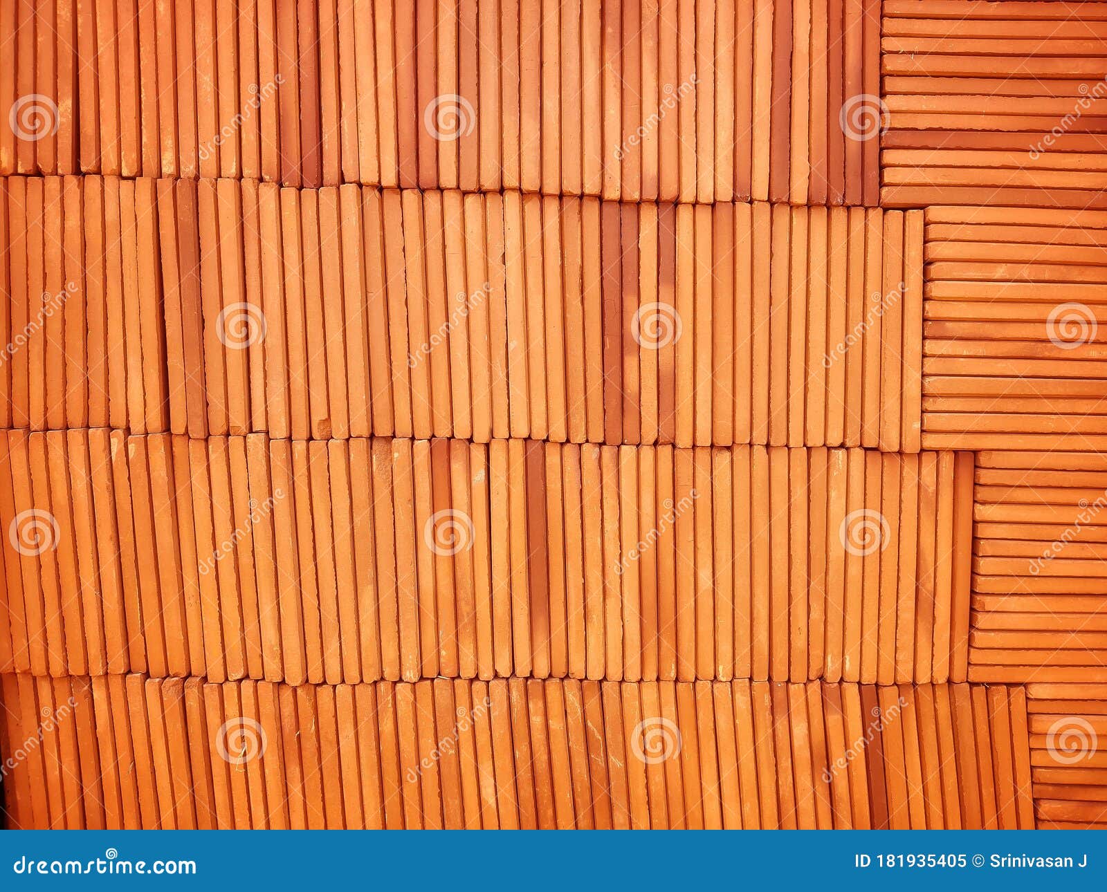 Line Brick Background Abstract. Clay Split Brick Tile Wall Stock Image ...