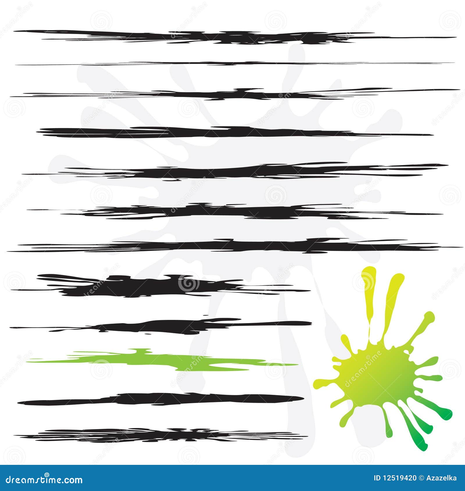 Line brushes stock vector. Illustration of design, line - 12519420
