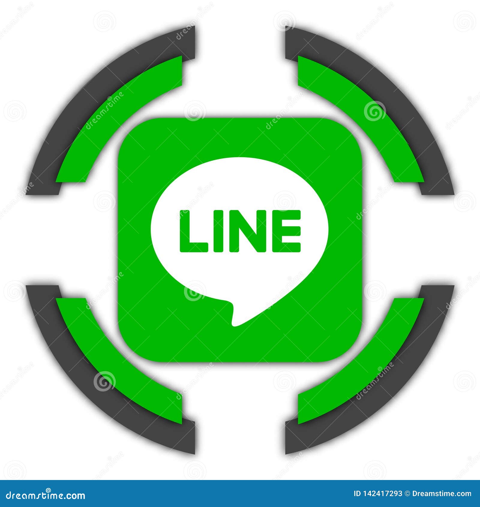 Line button editorial stock photo. Illustration of site - 142417293