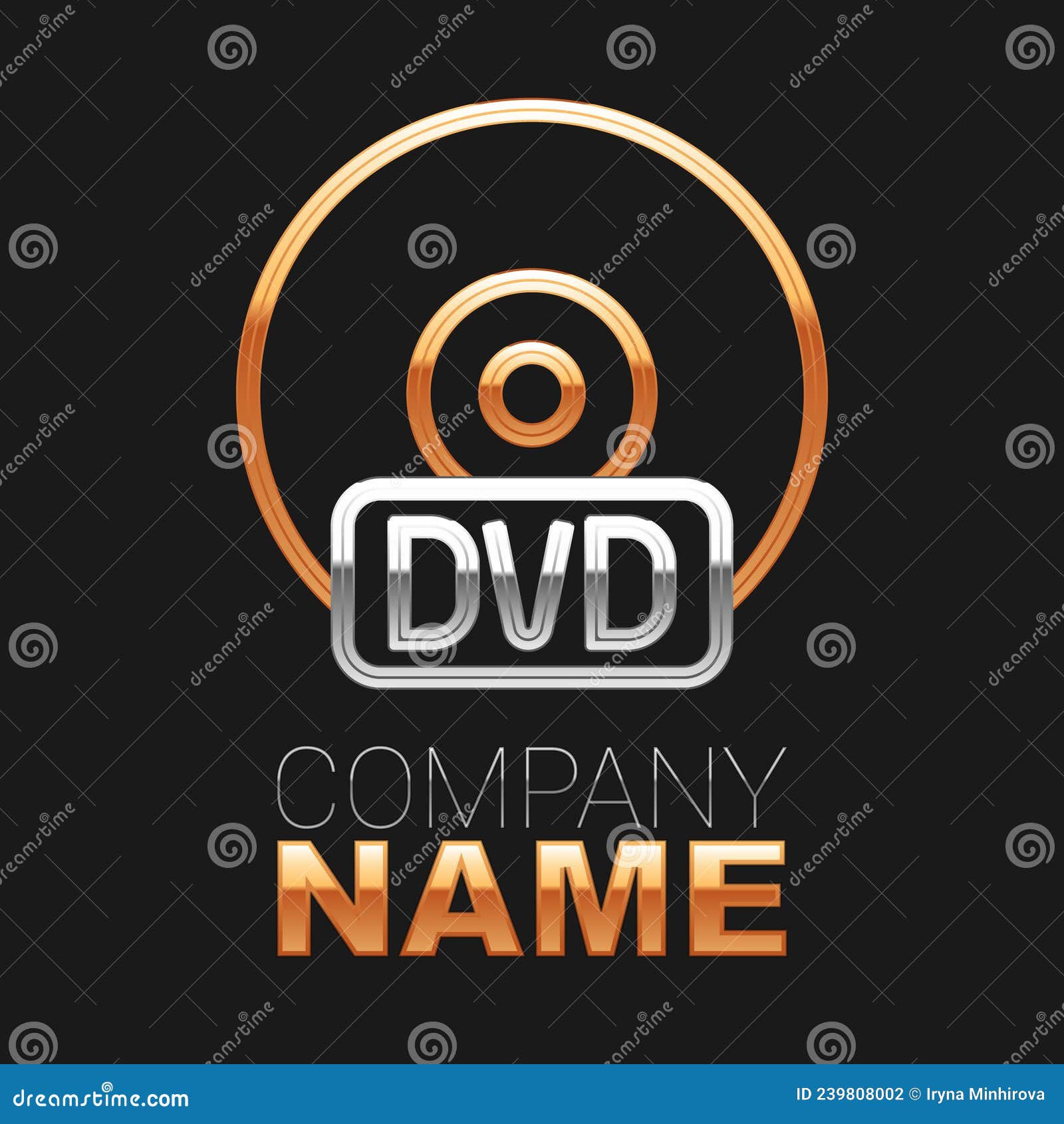 Line CD or DVD Disk Icon Isolated on Black Background. Compact Disc ...