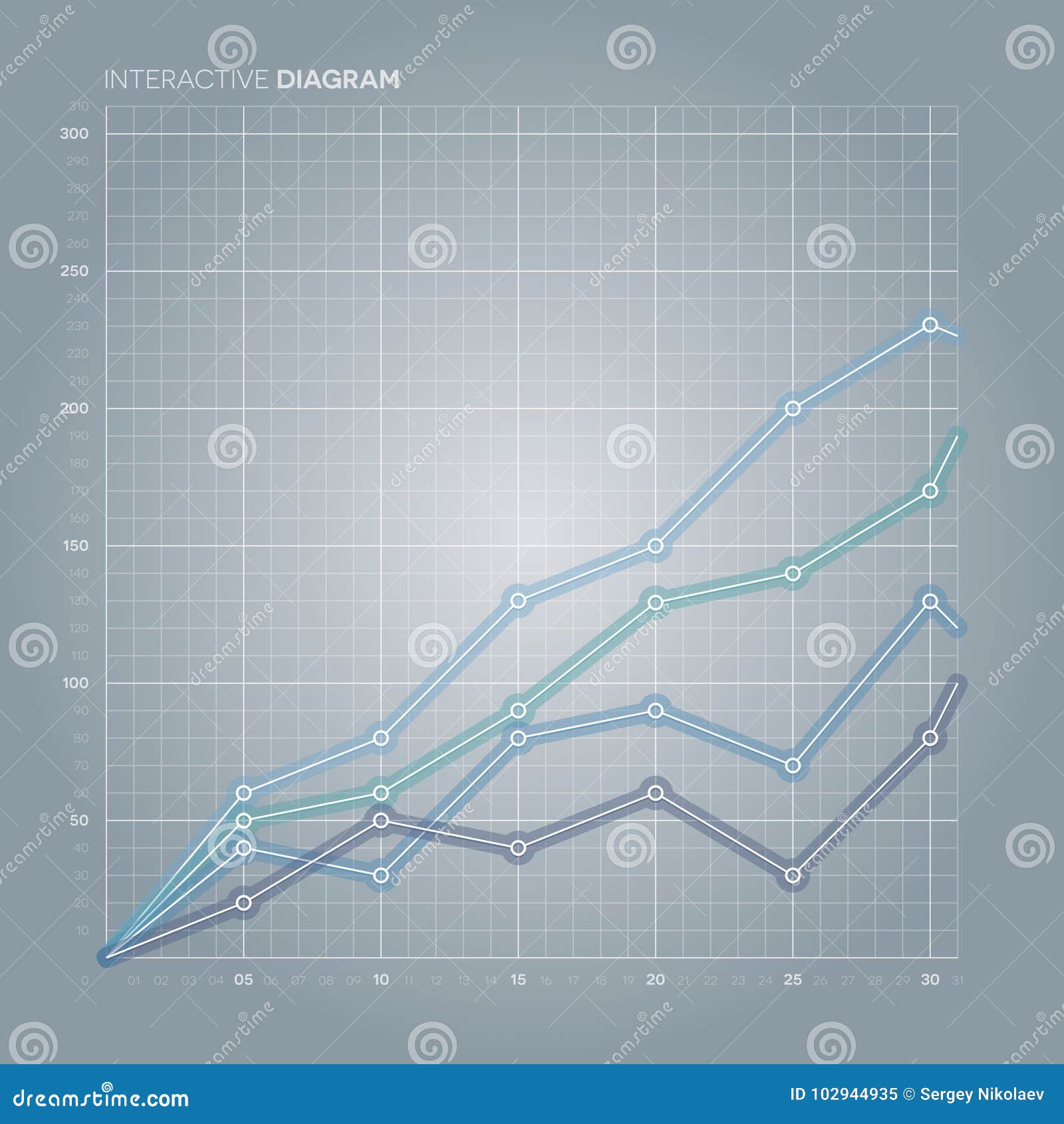 Line Chart. Diagram. stock vector. Illustration of vector - 102944935